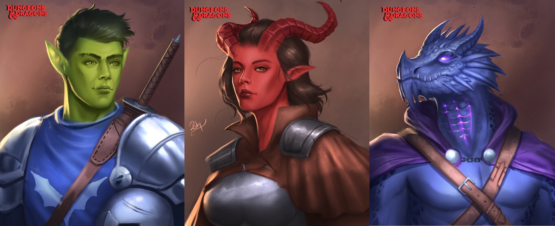 ArtStation - semi realism character game profile