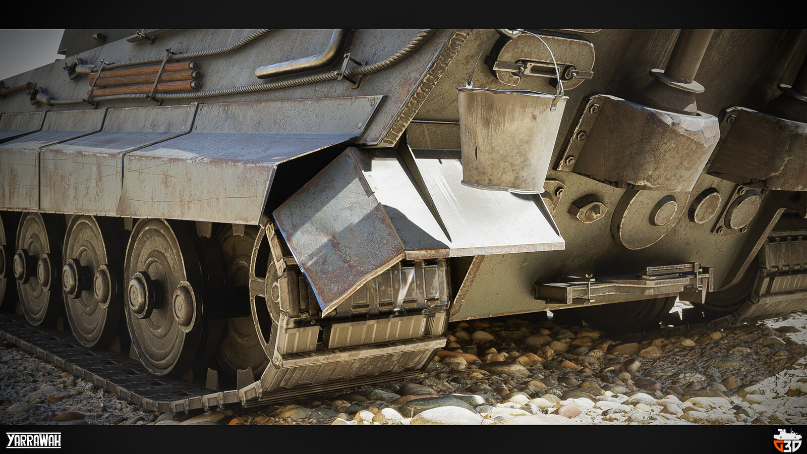 Yarrawah Interactive - WW2 Tank - Tiger 2 - Unreal Engine