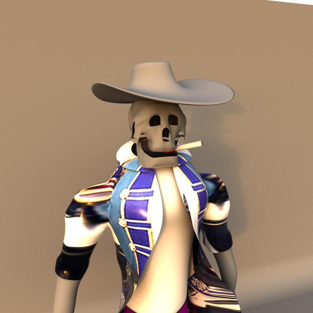 ArtStation - Ghost Rider as Cowboy