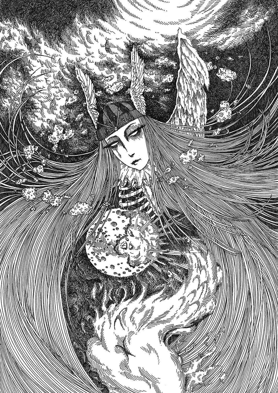 ArtStation - Cosmic tarot card. Mars