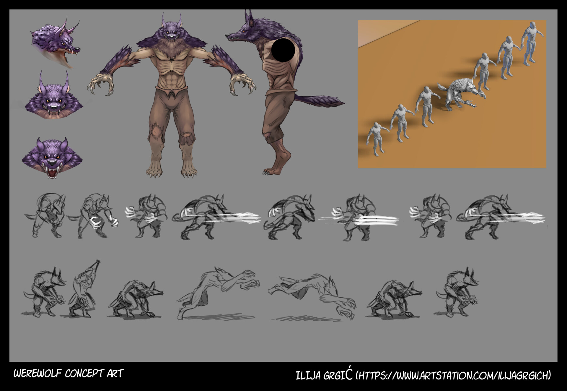 Weerwolf Concept Kunst