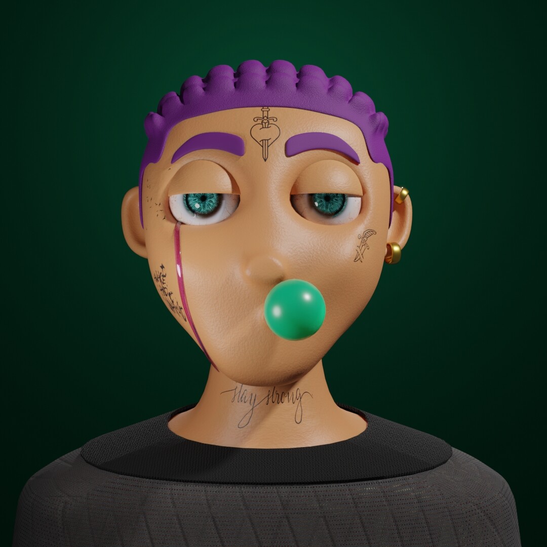 ArtStation - 3D character Gum
