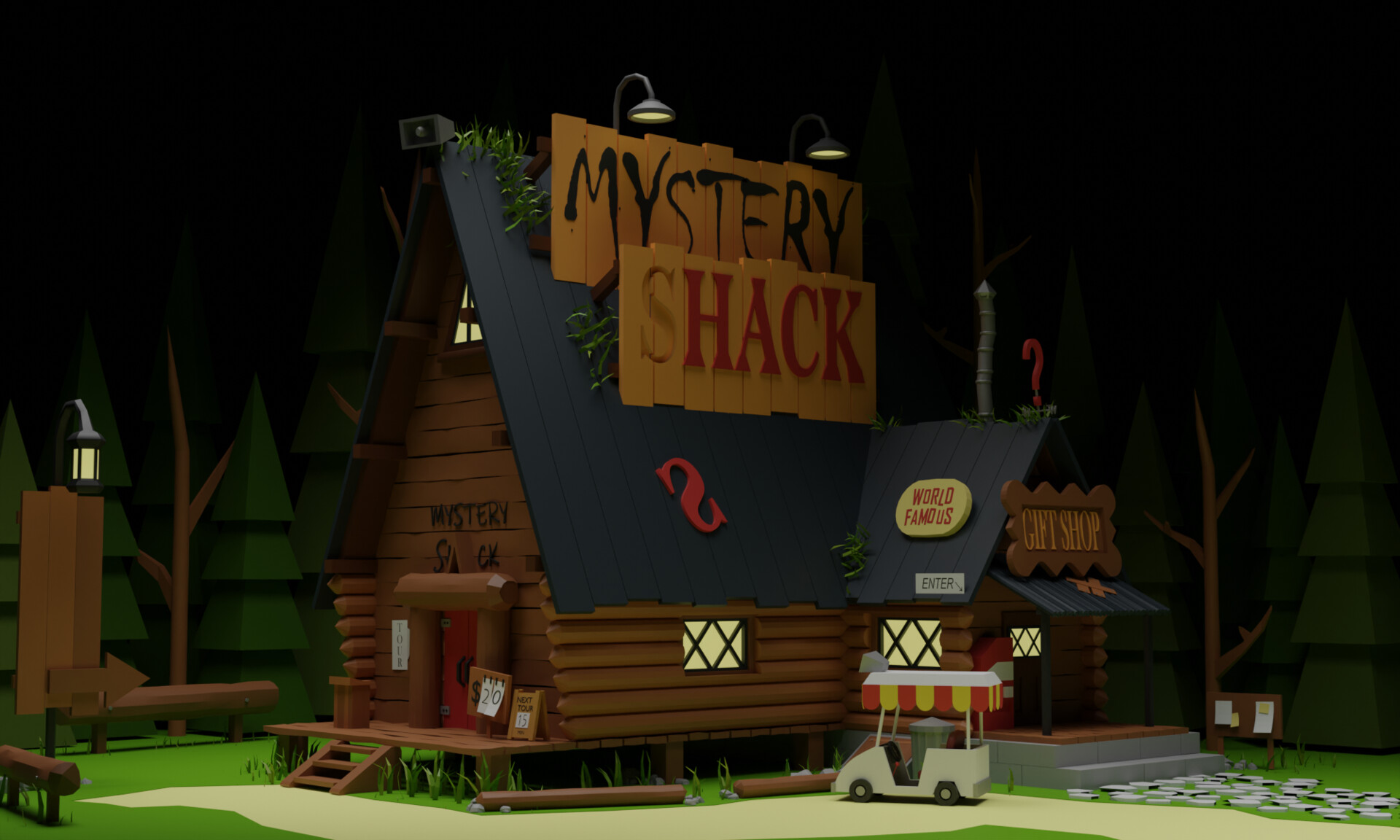 ArtStation - Mystery Shack