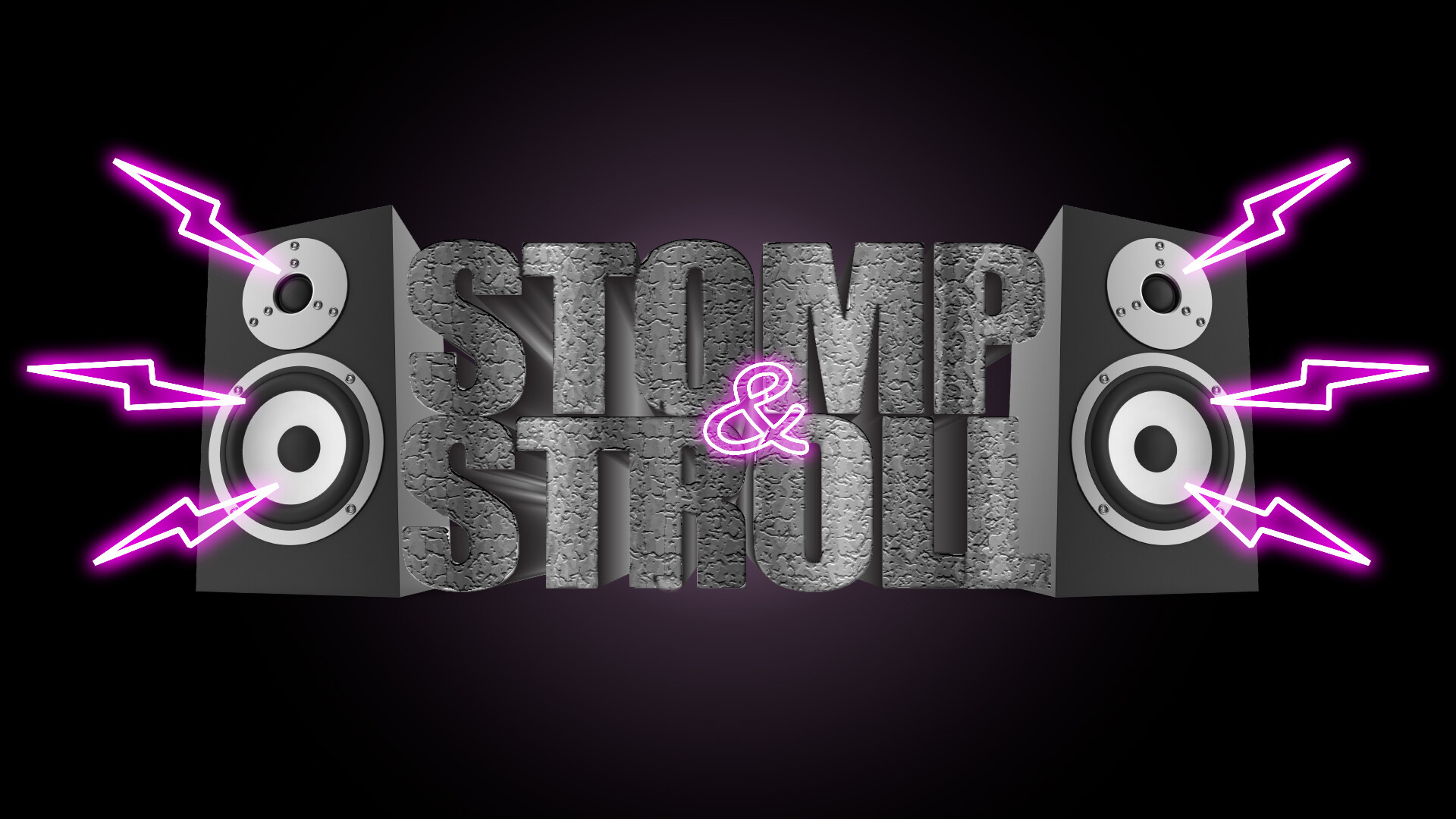 ArtStation - Stomp and Stroll Radio Logo
