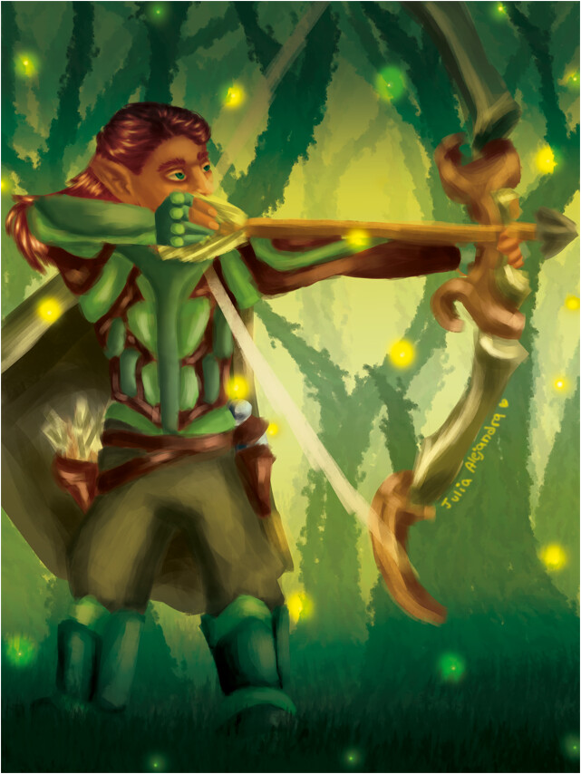 ArtStation - dungeons & dragons elf