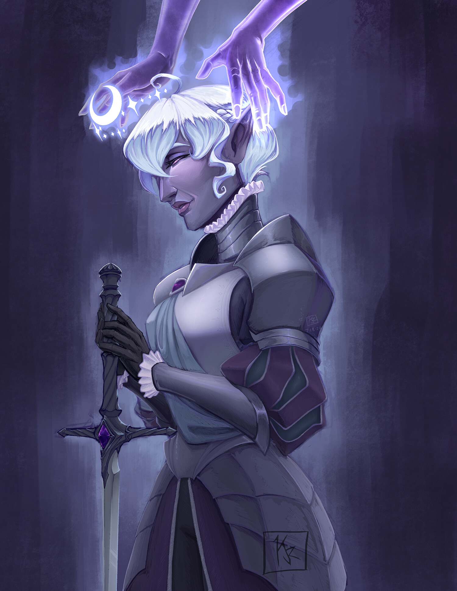 ArtStation - Drow Paladin