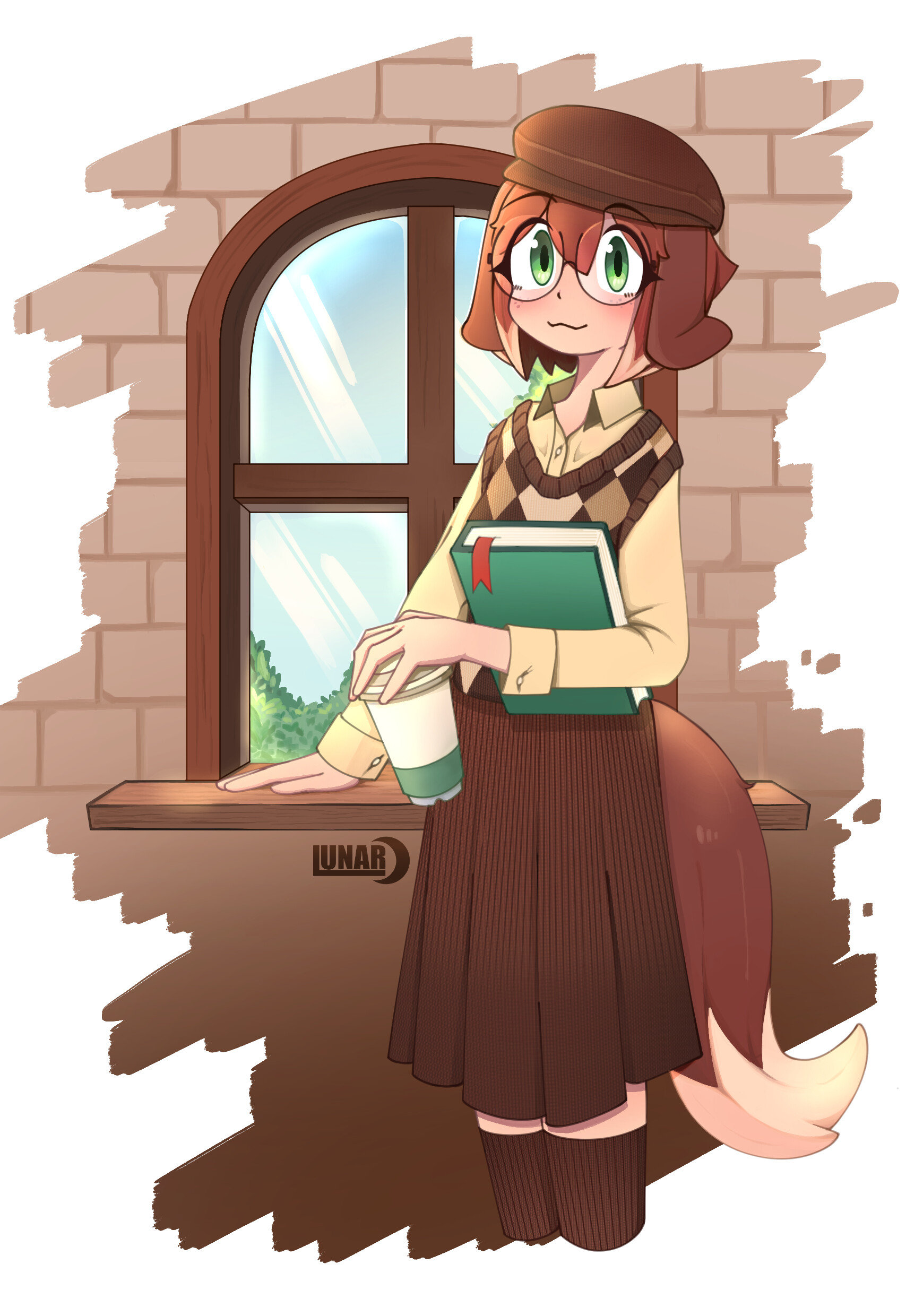 ArtStation - Uniform Doggo 🐶💚📗☕️