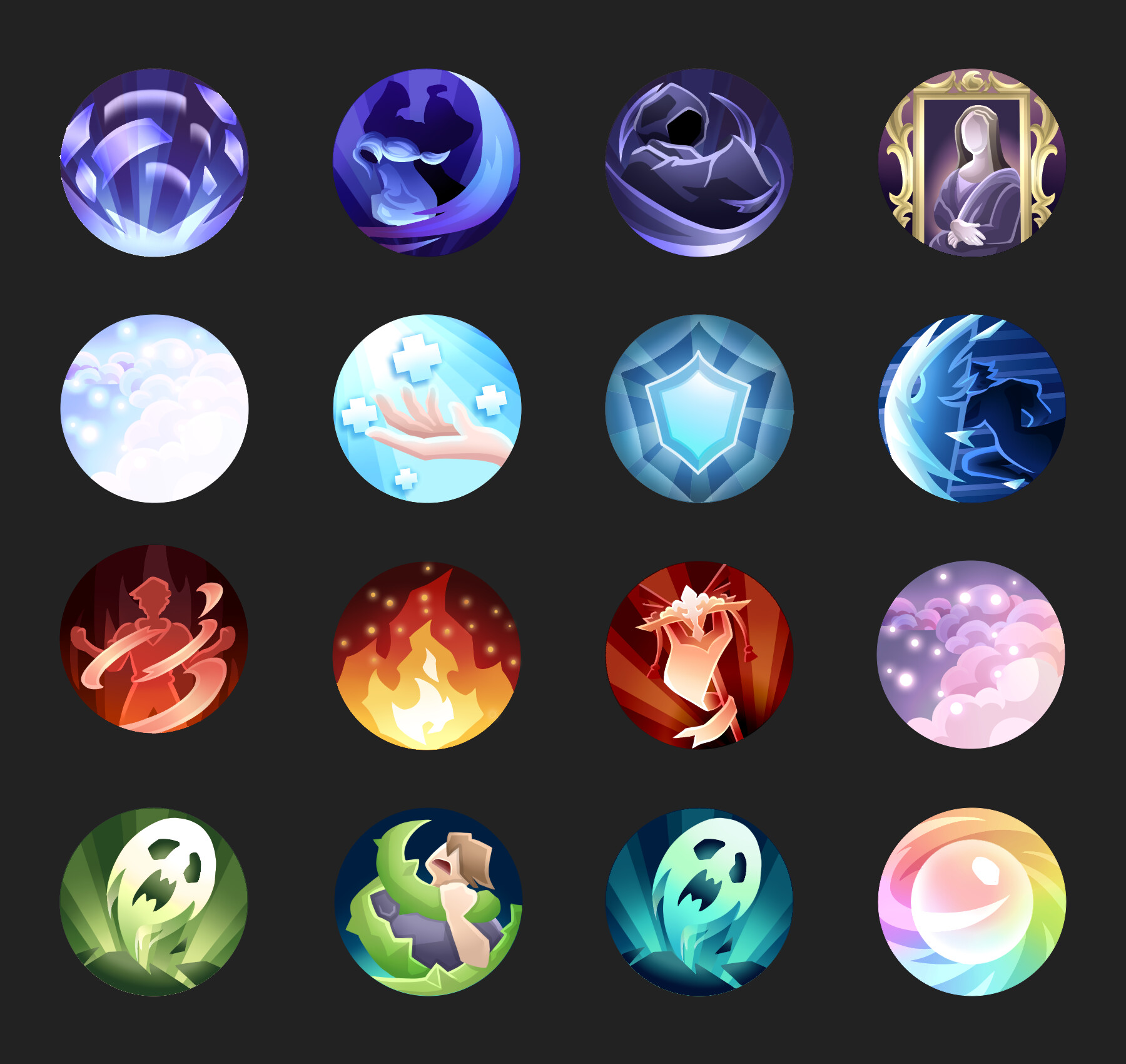 ArtStation - Set of skill icons