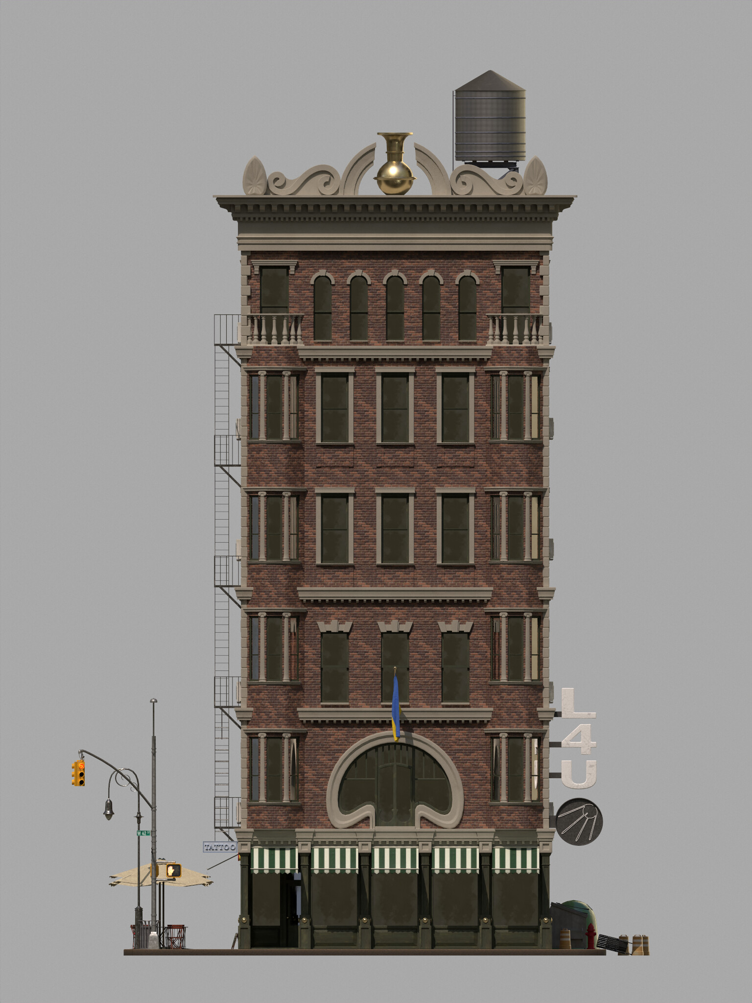 ArtStation - New York Building Team meshup