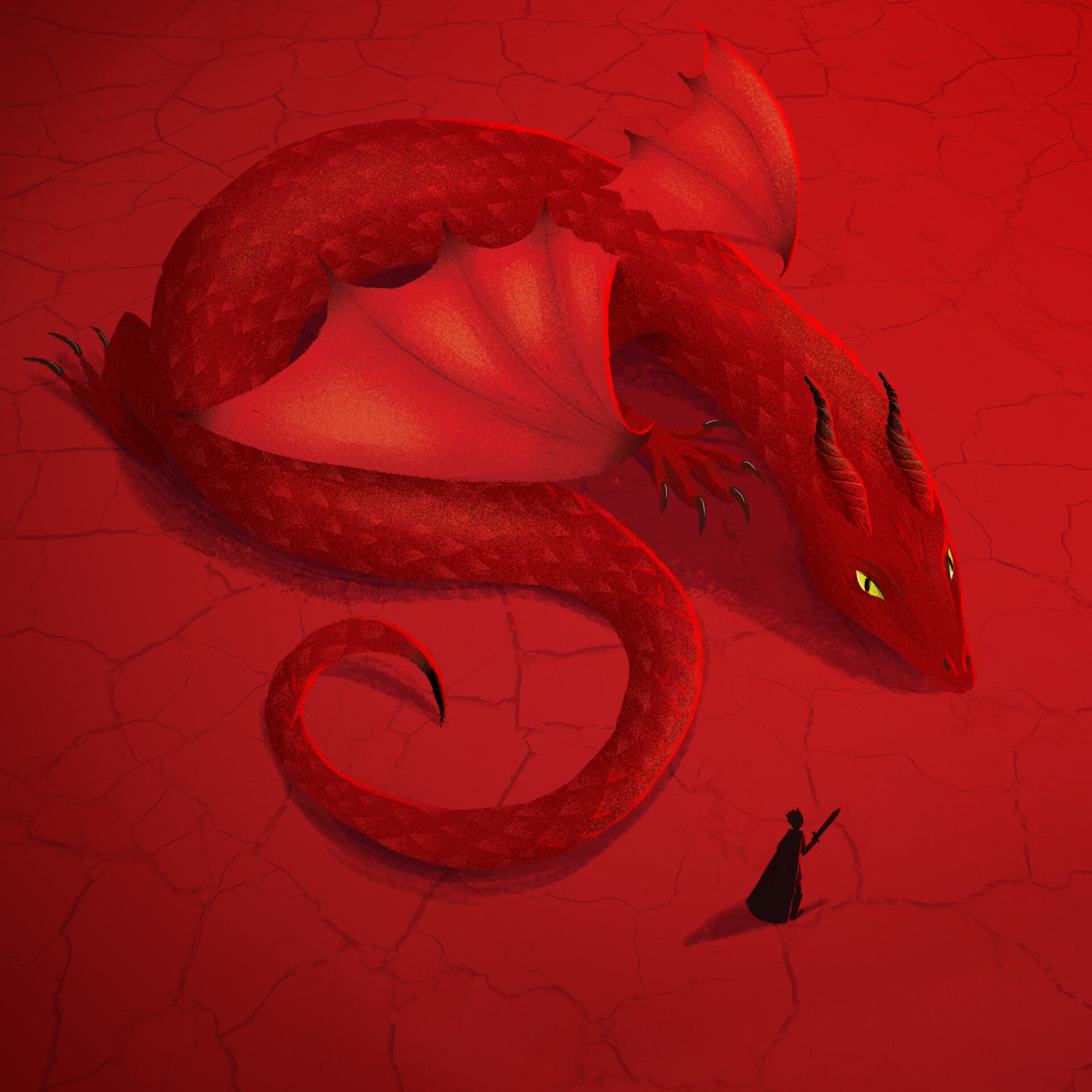 ArtStation - The Dragon of the Red lands
