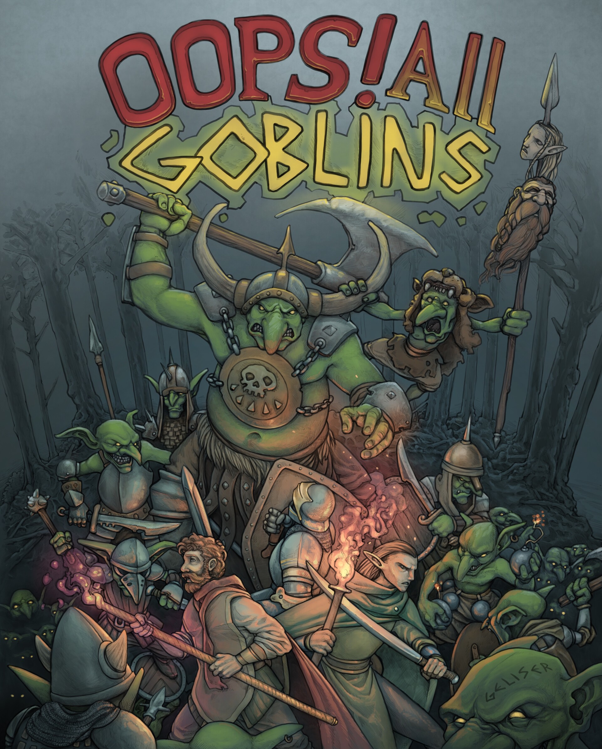 ArtStation - Art Cover for a D&D Homebrew by Novel System Studios