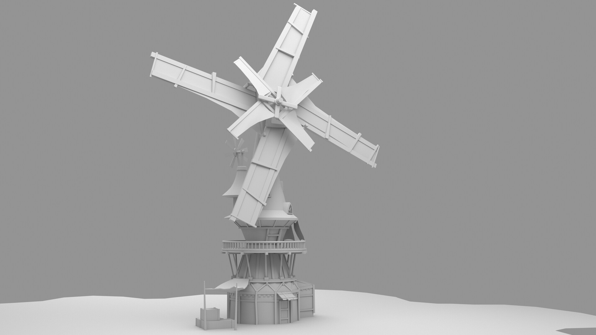 Divyank Joshi - Windmill concept art
