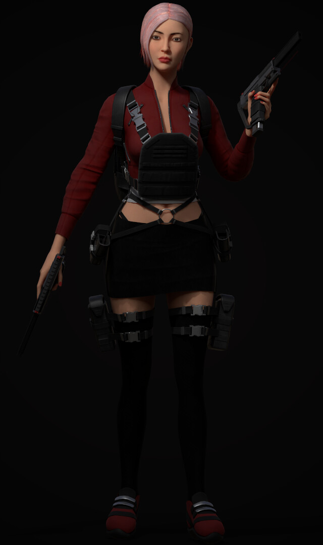 ArtStation - Livia | Female Character 3D Model