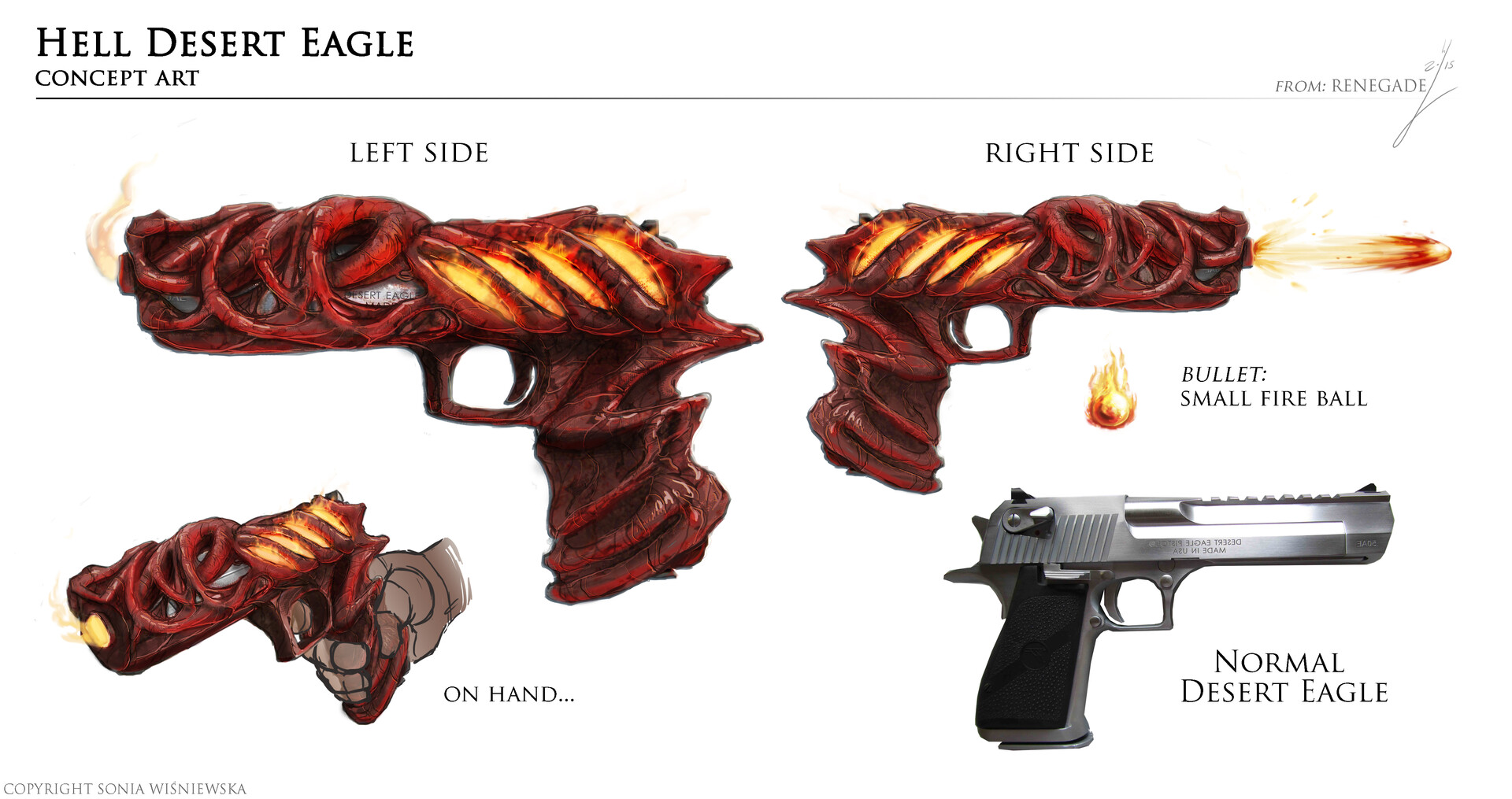 ArtStation - Hell Desert Eagle