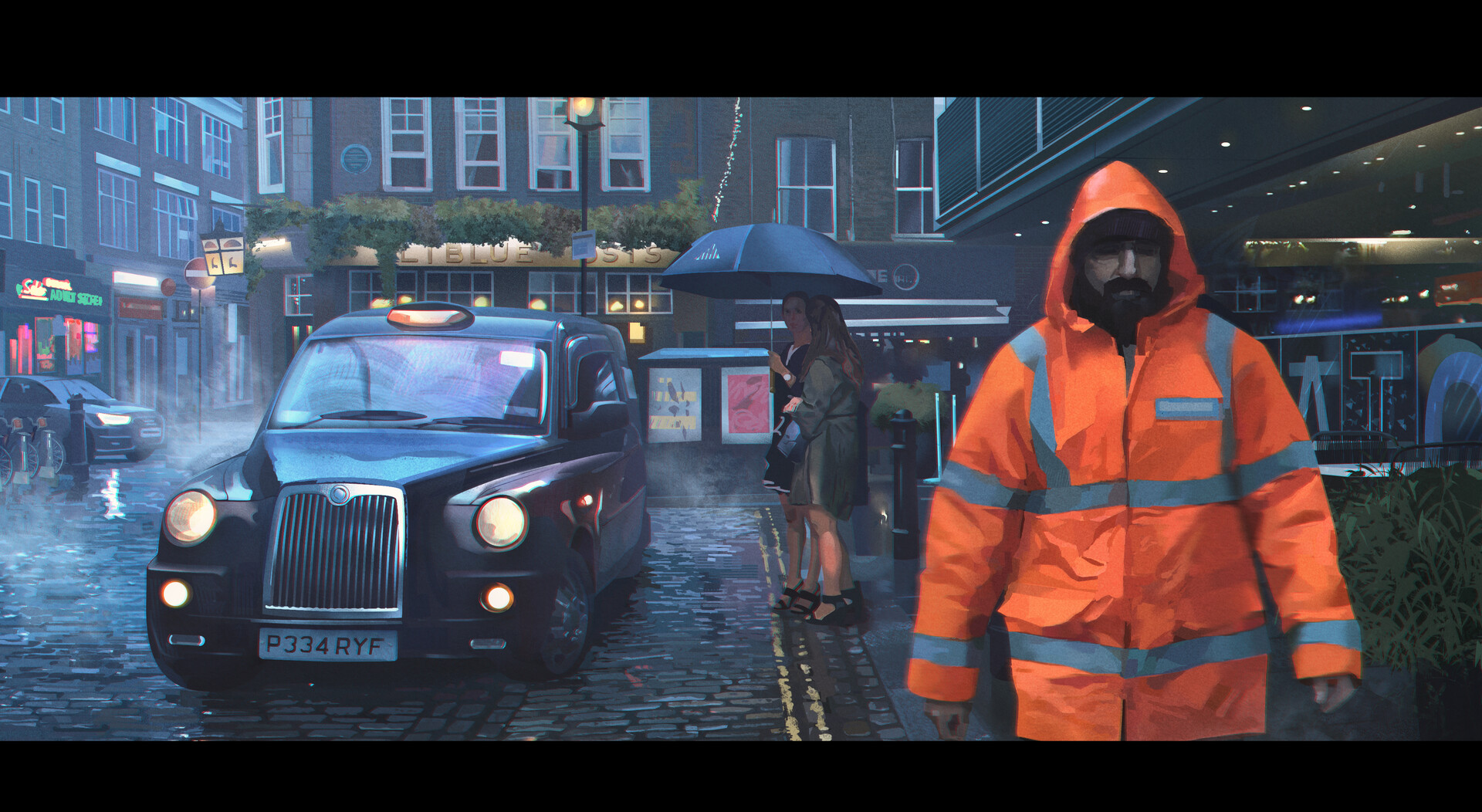 ArtStation - street in London