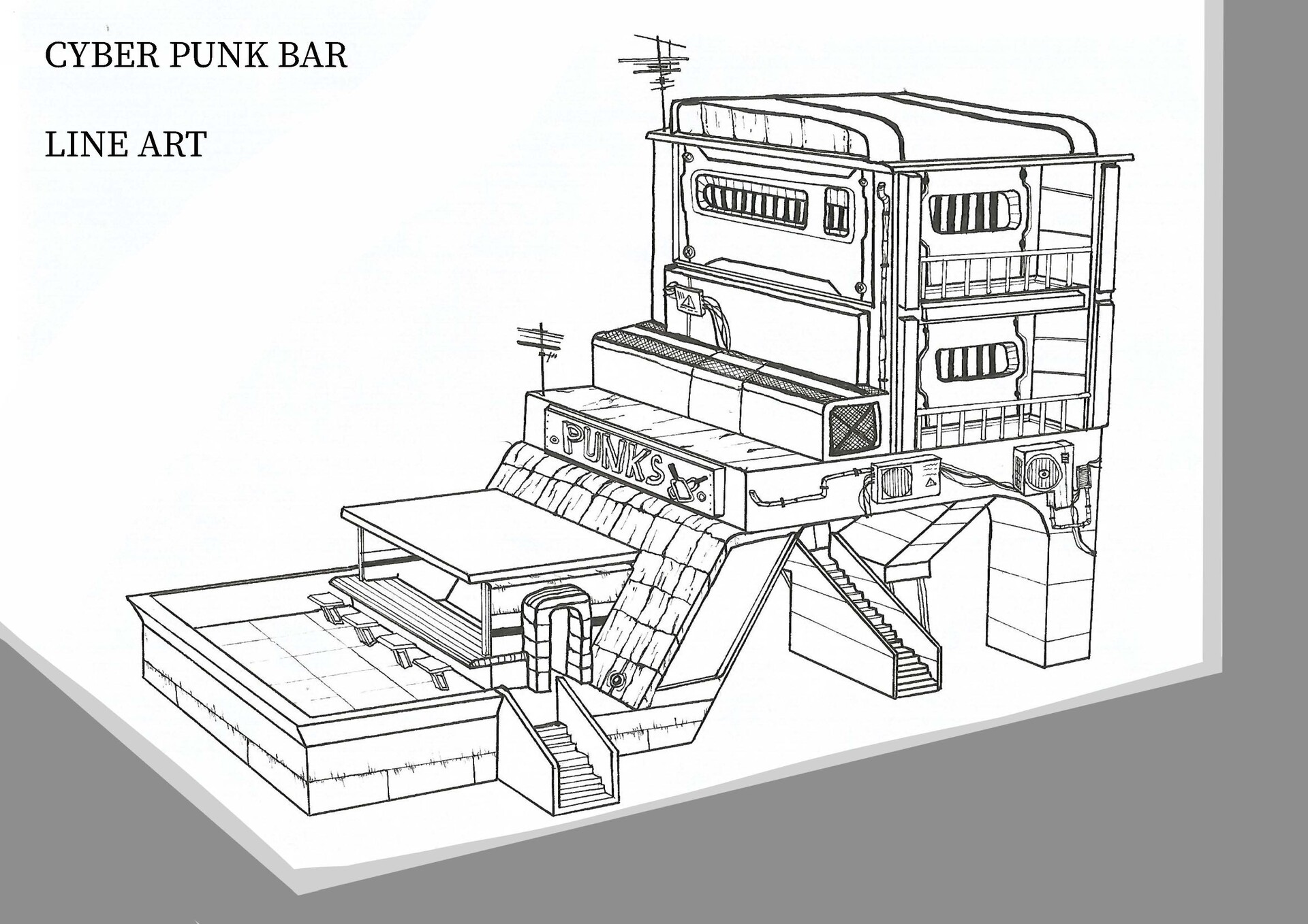 ArtStation - Scum Cyber Bar