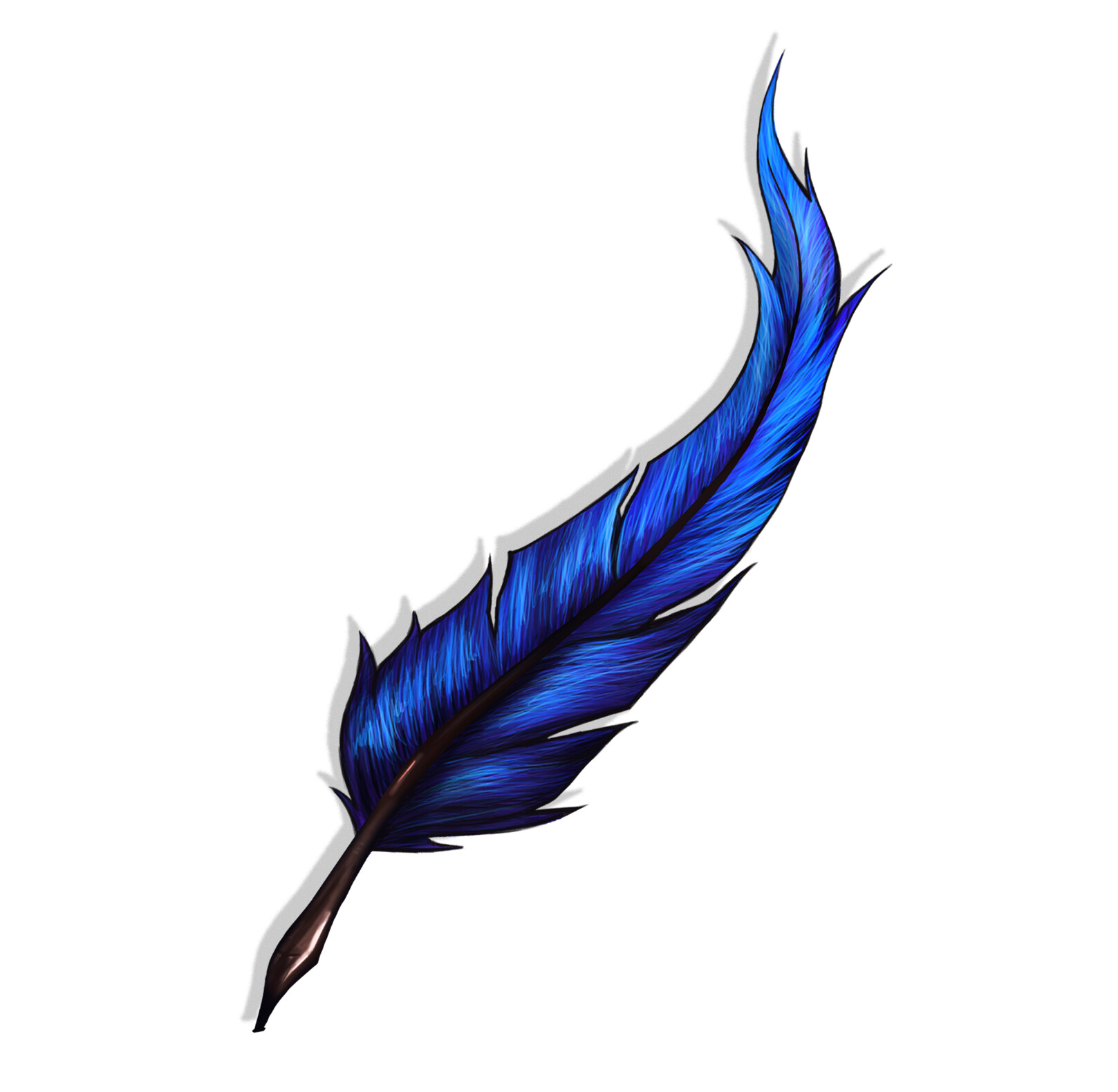 Blue Quill Pen