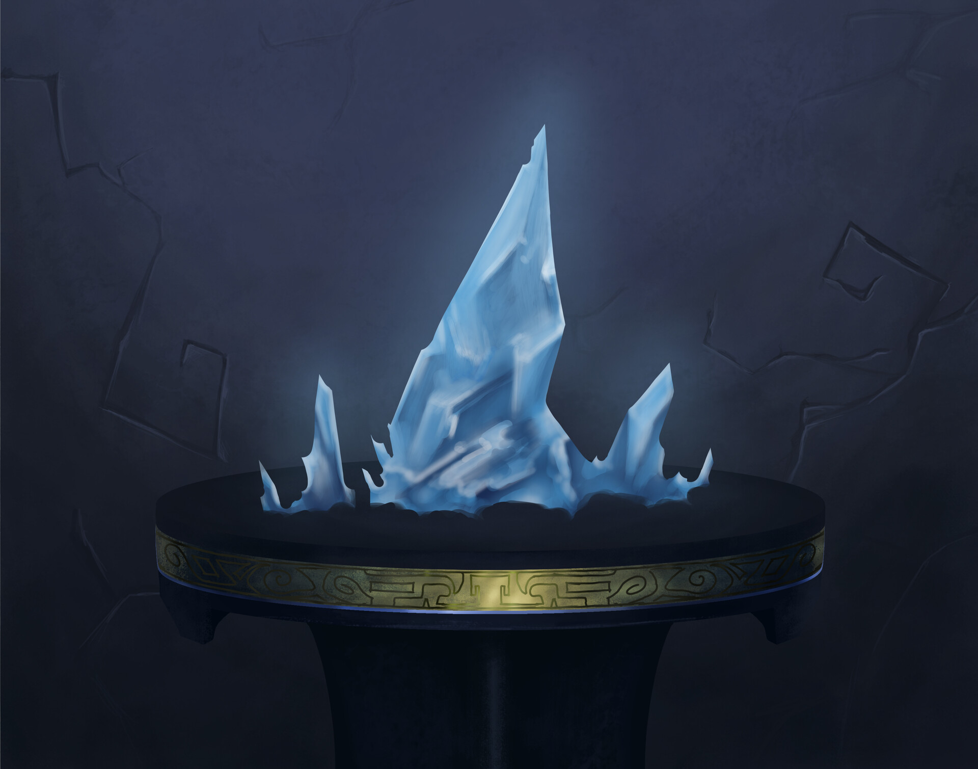 ArtStation - Element practice - ice