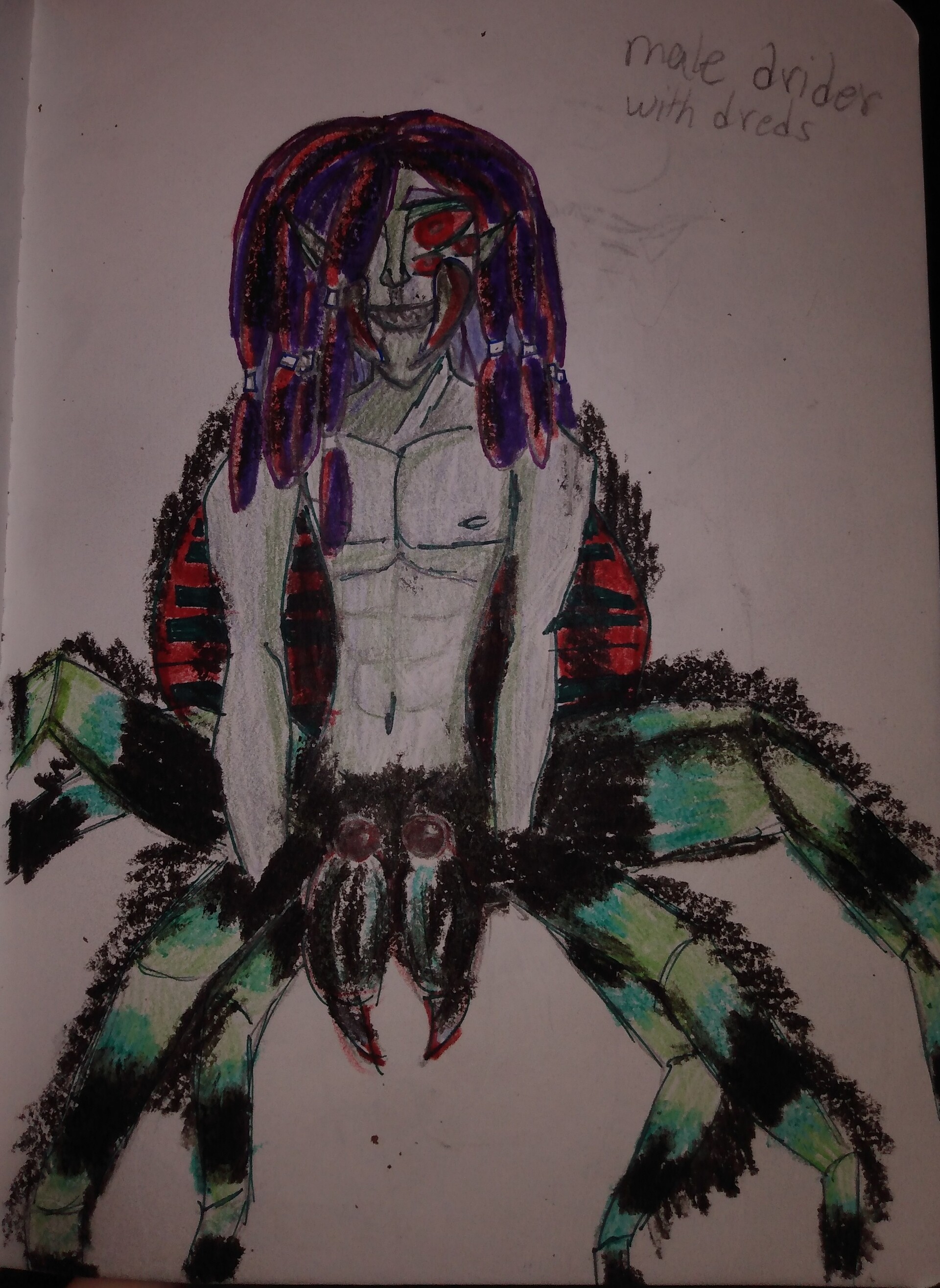 ArtStation - Male Drider with Dreds