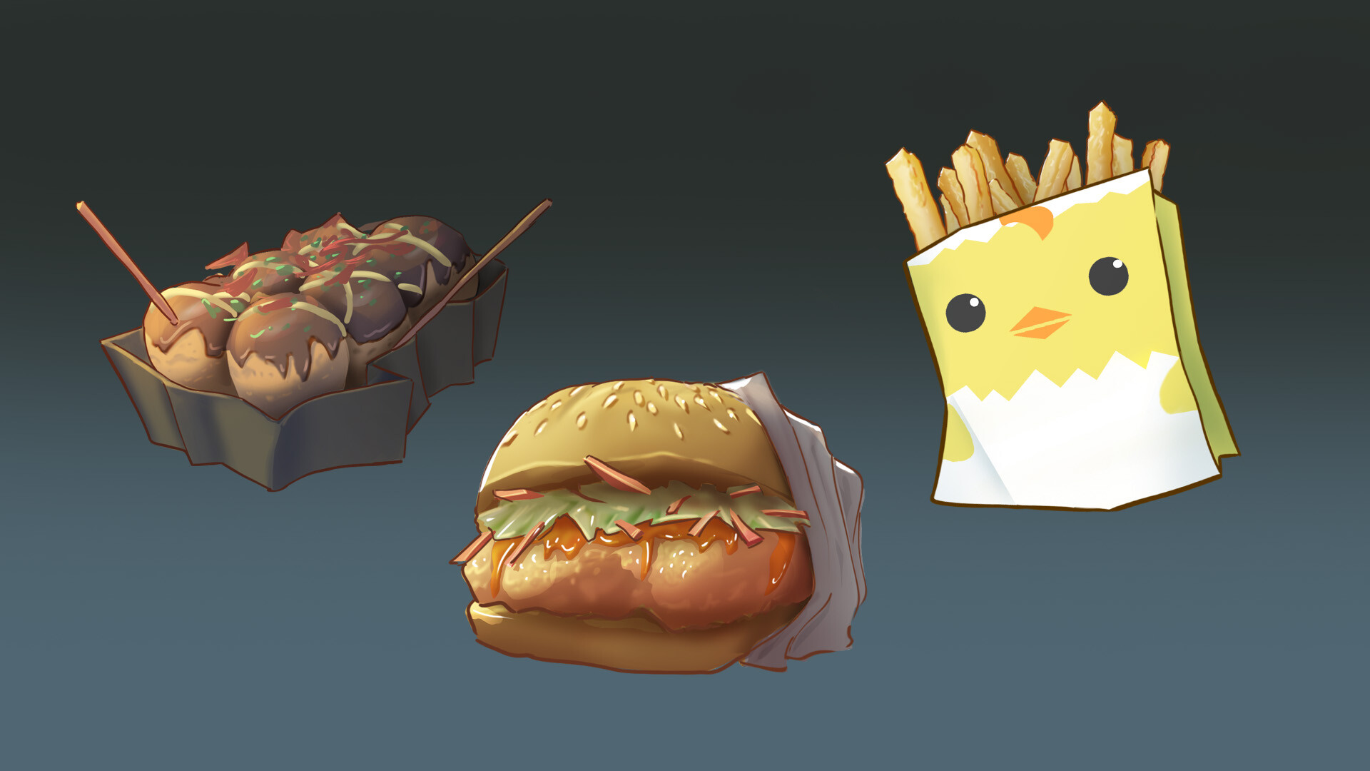 ArtStation - Food Illustration