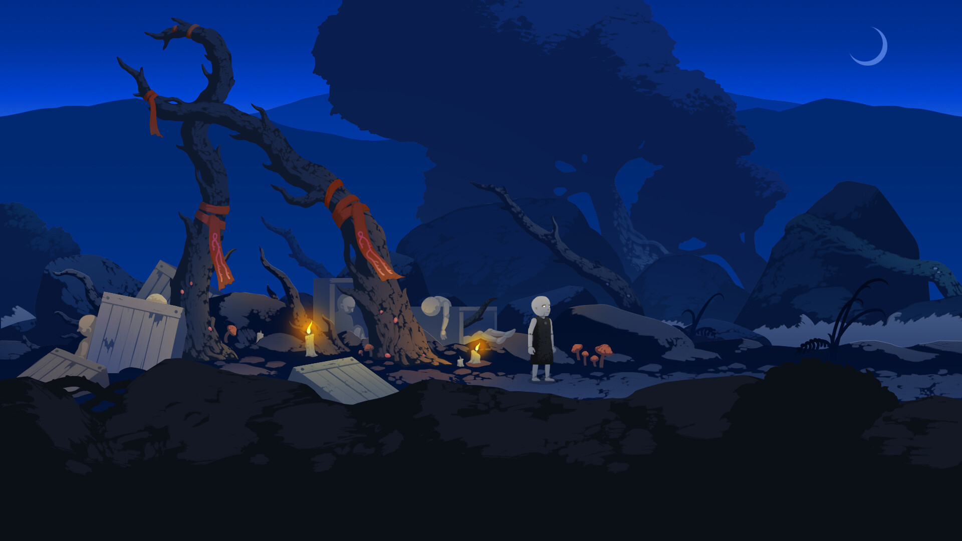 ArtStation - SPREAD_2D_demo_environment_art