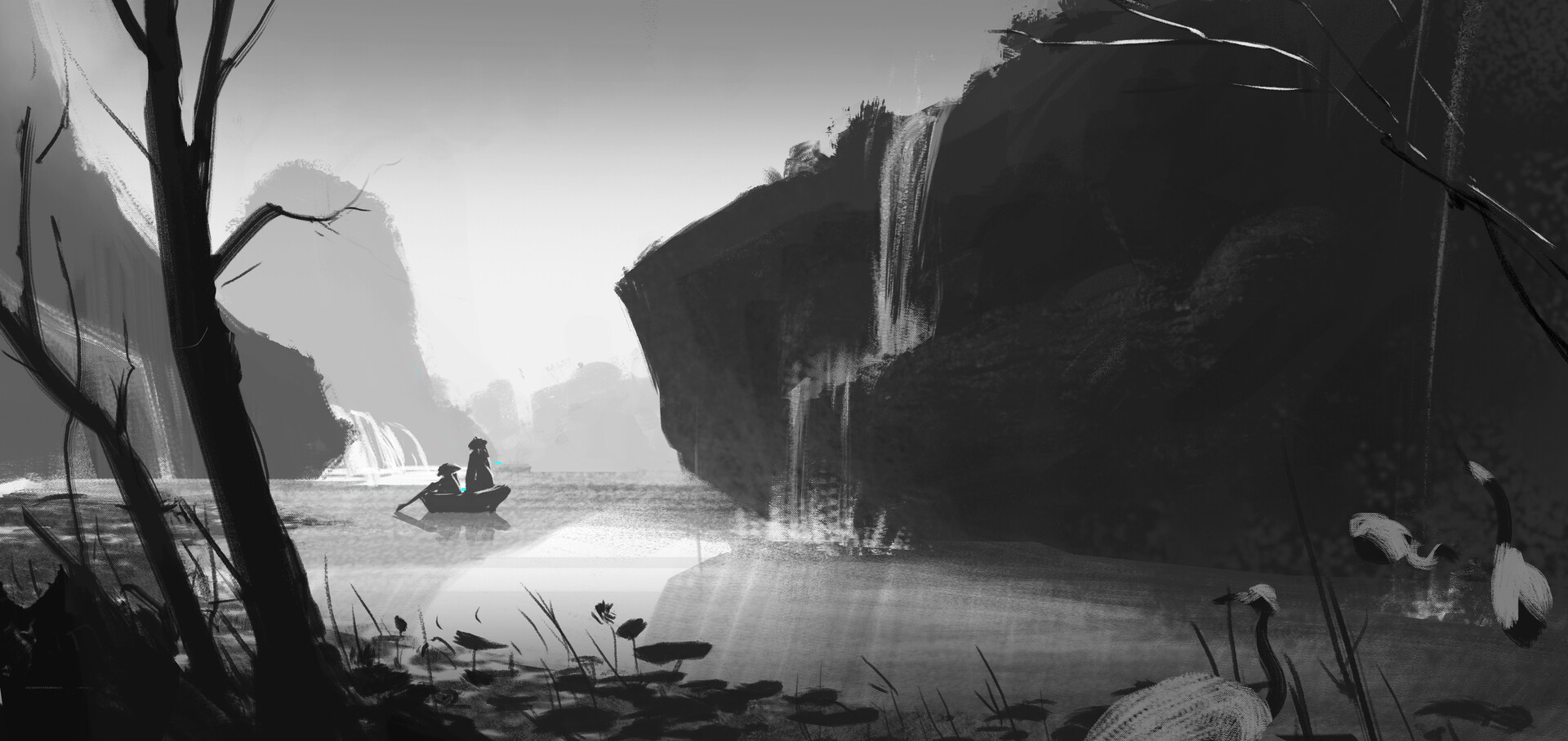 Kazma Zhang - Sekiro DLC Fanart 01Hidden Path