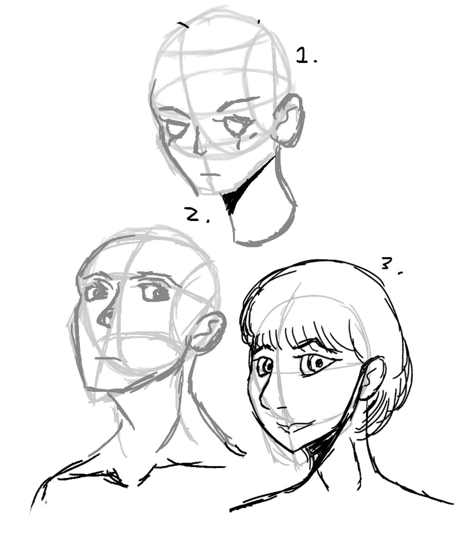 ArtStation - Face Doodles 1-12