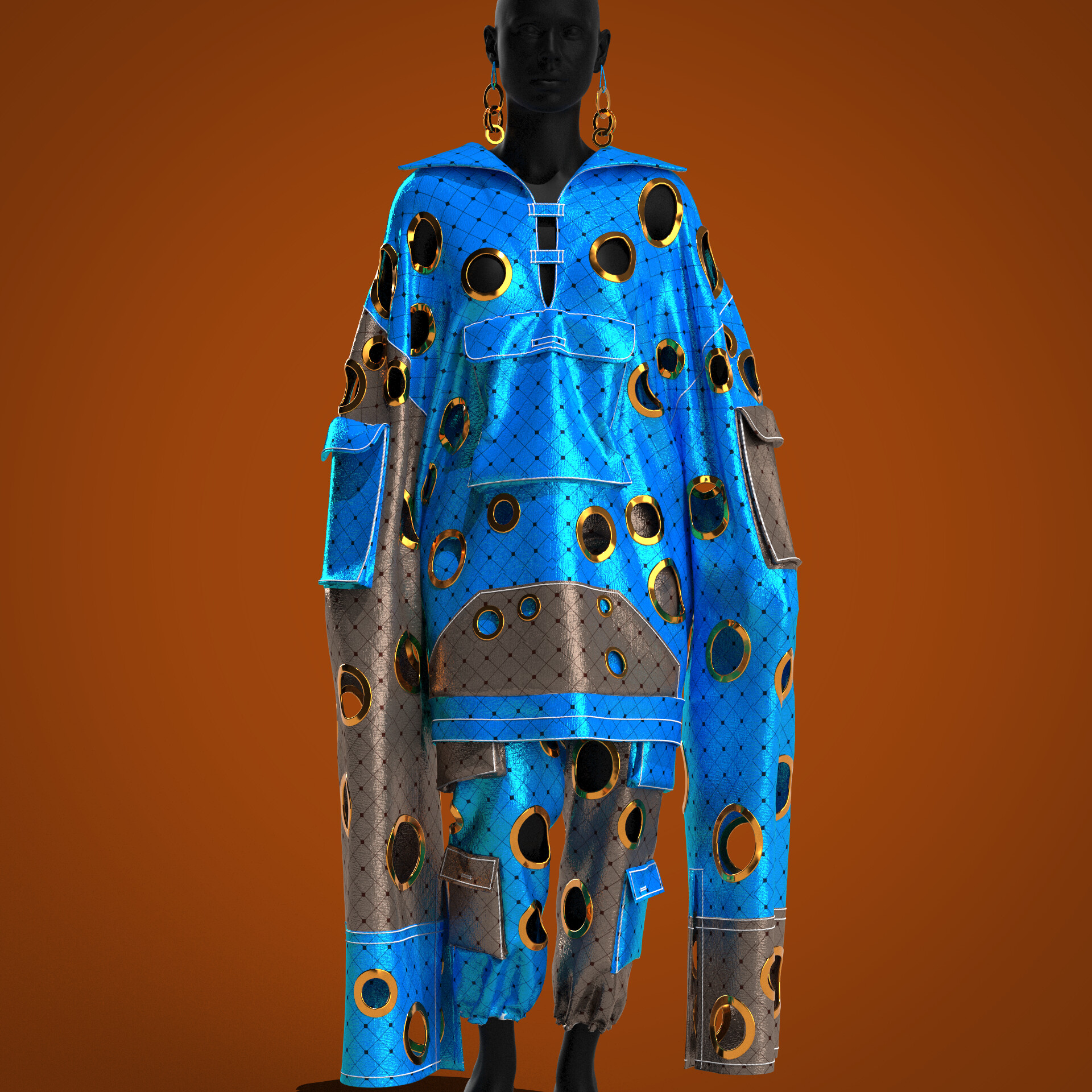 ArtStation - Study digital clothing samples with CLO3D - Design Idea