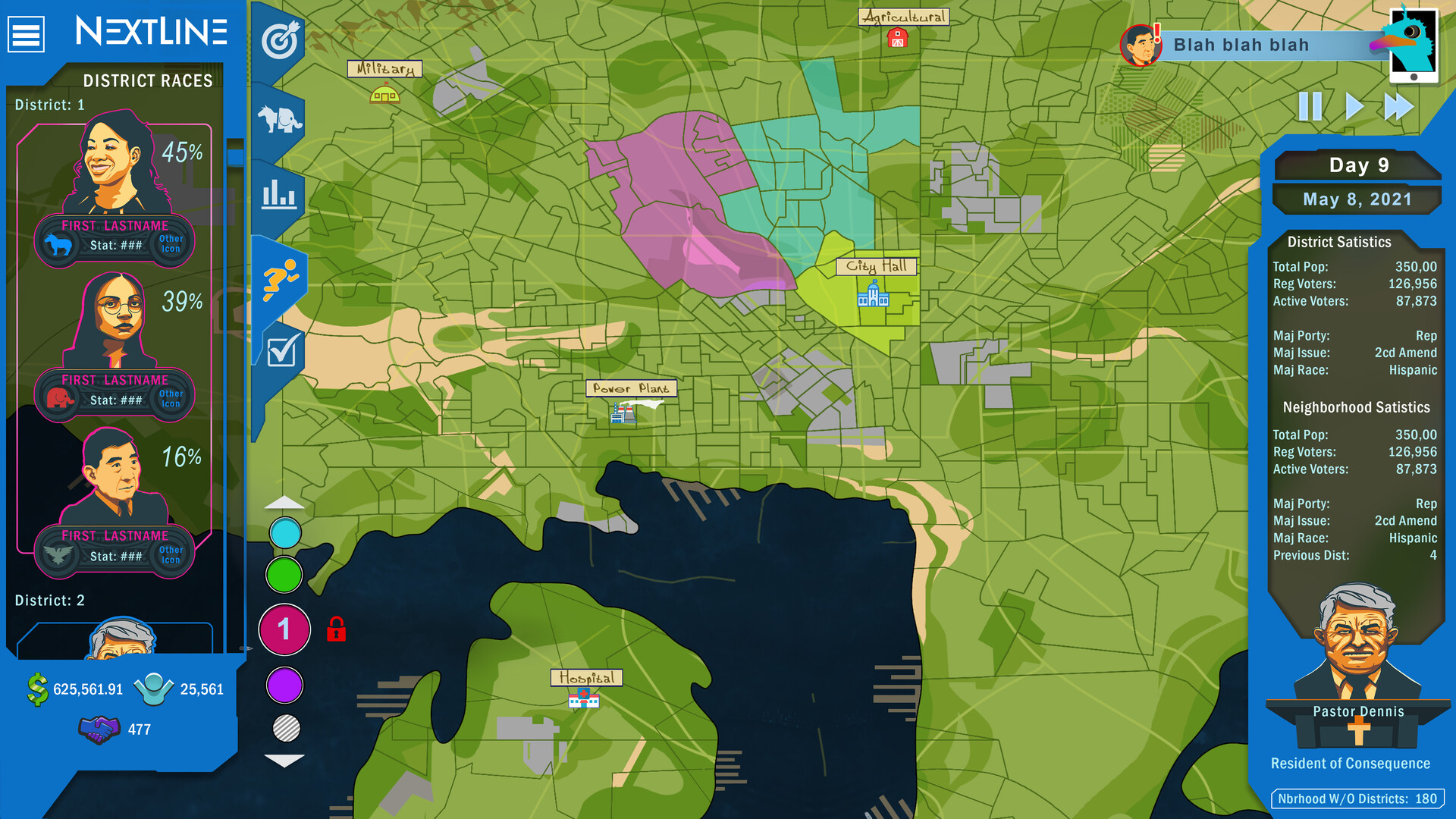 ArtStation - UI Design for Nextline