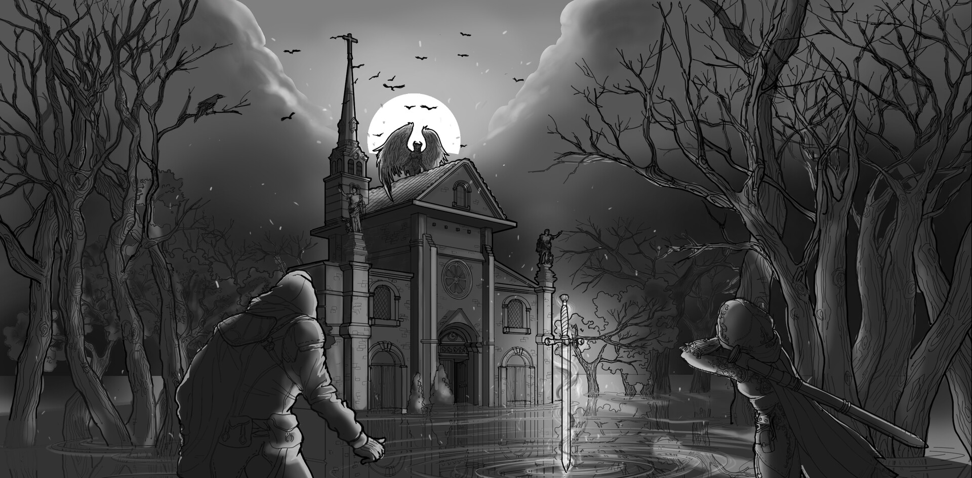 ArtStation - perspective drawing