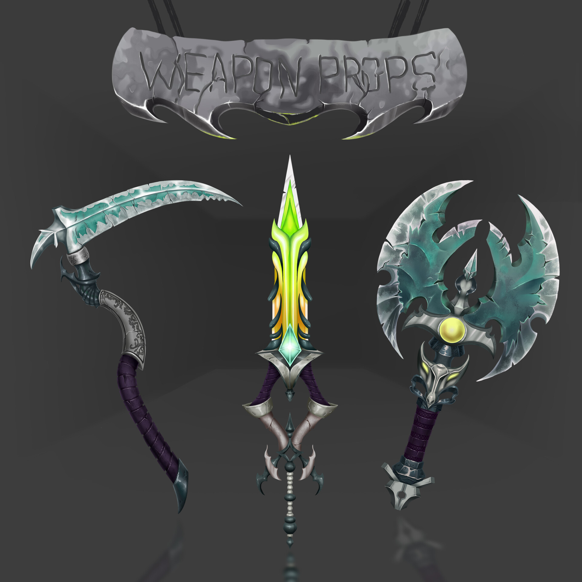 ArtStation - Weapon Props