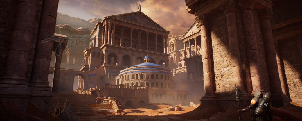 ArtStation - roman_environment(Reference from Lius Medina; Directed by ...