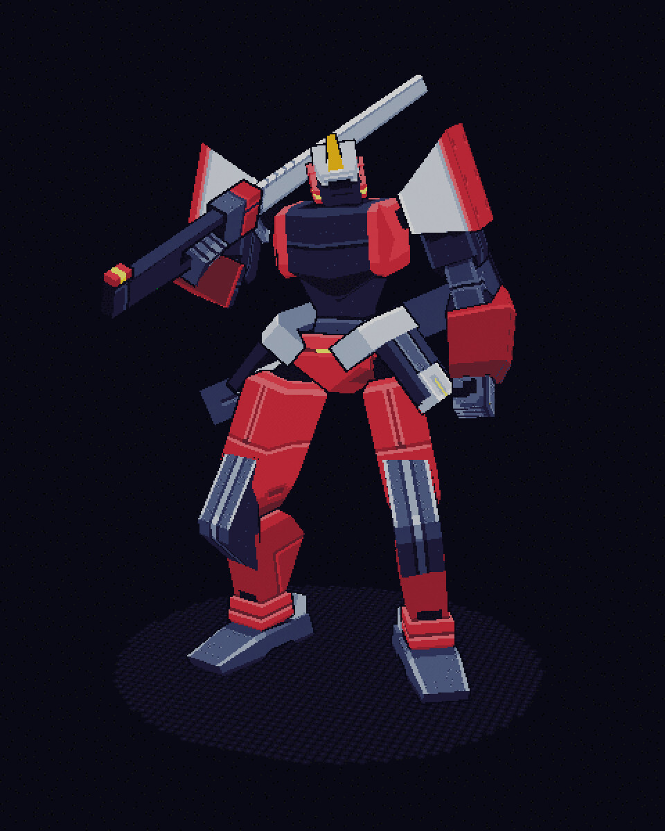 ArtStation - 3D Mech test