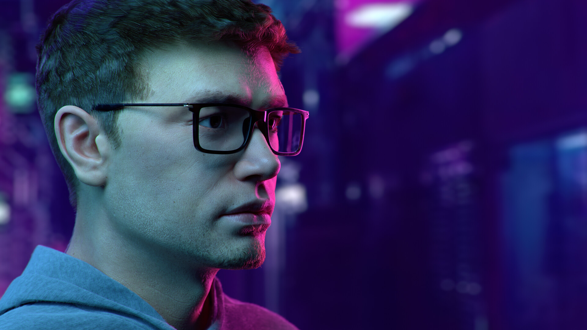 ArtStation - Realistic male portrait