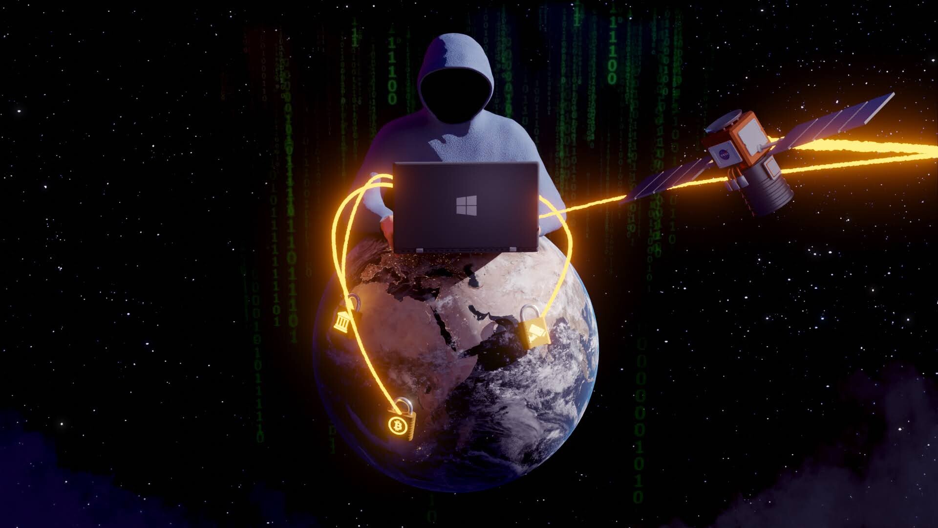 ArtStation - Hacker Taking Over The World