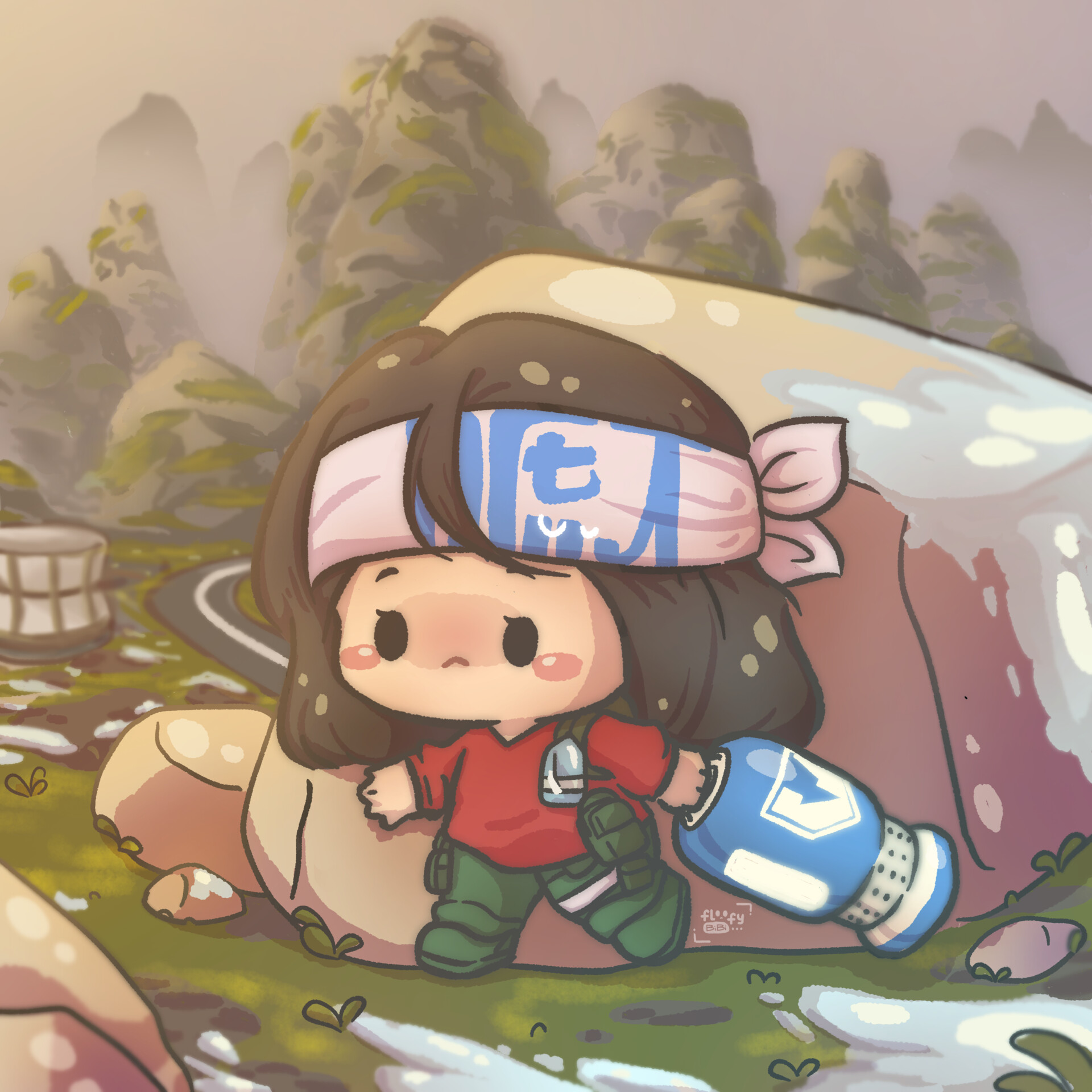 ArtStation - Lifeline Inspired Apex Chibi [Comm]