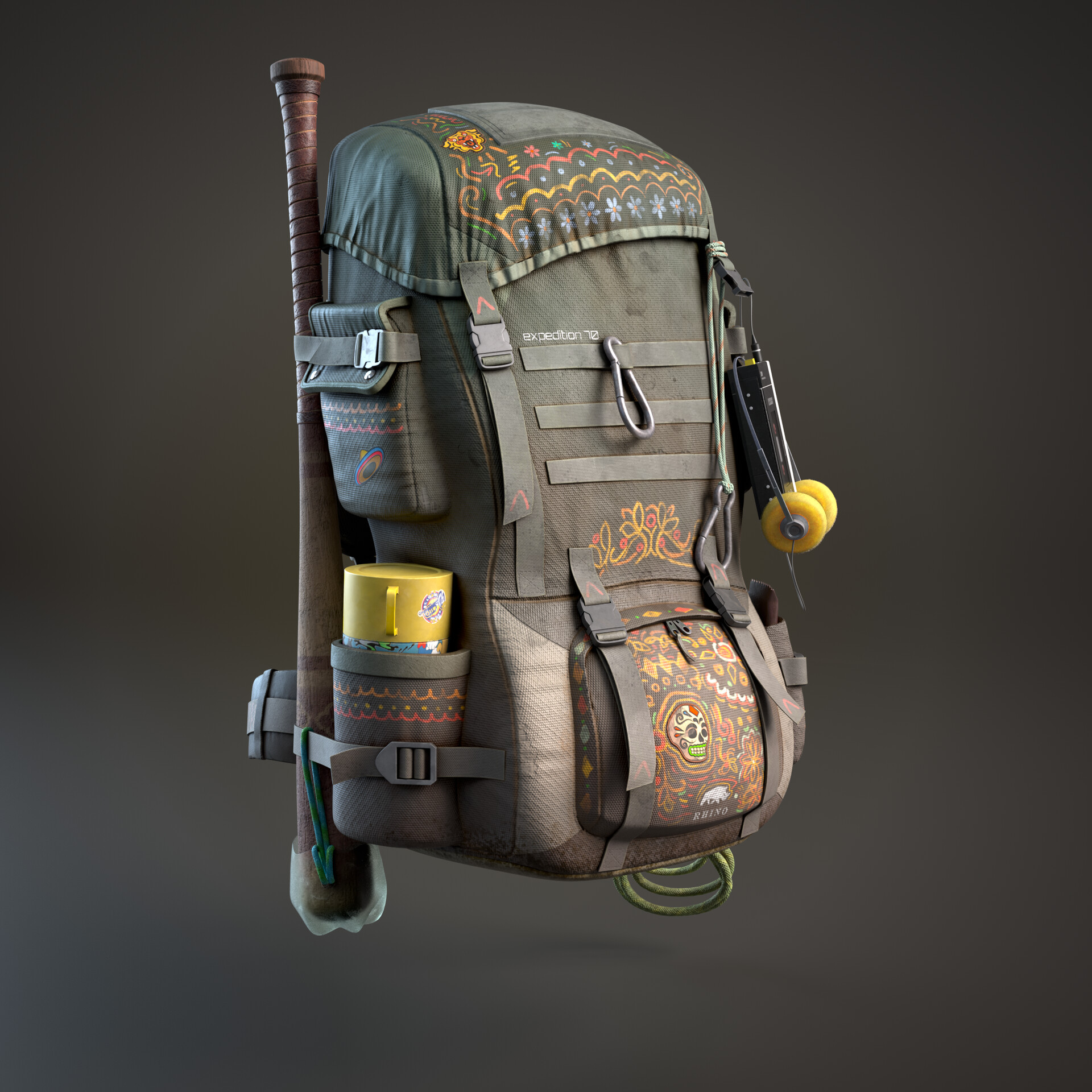 ArtStation 130 Stylized Secret Backpack Images Reference