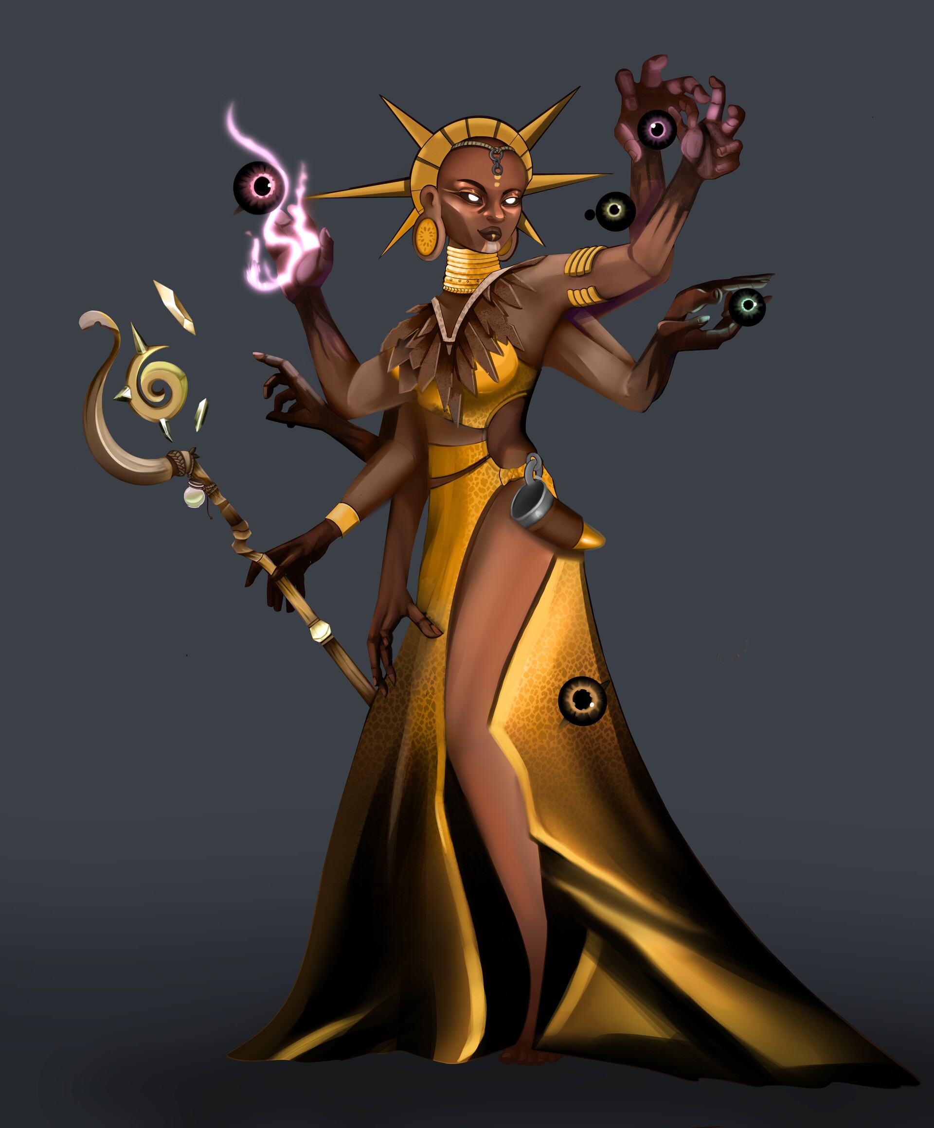 ArtStation - Witch concept at Amber Internship