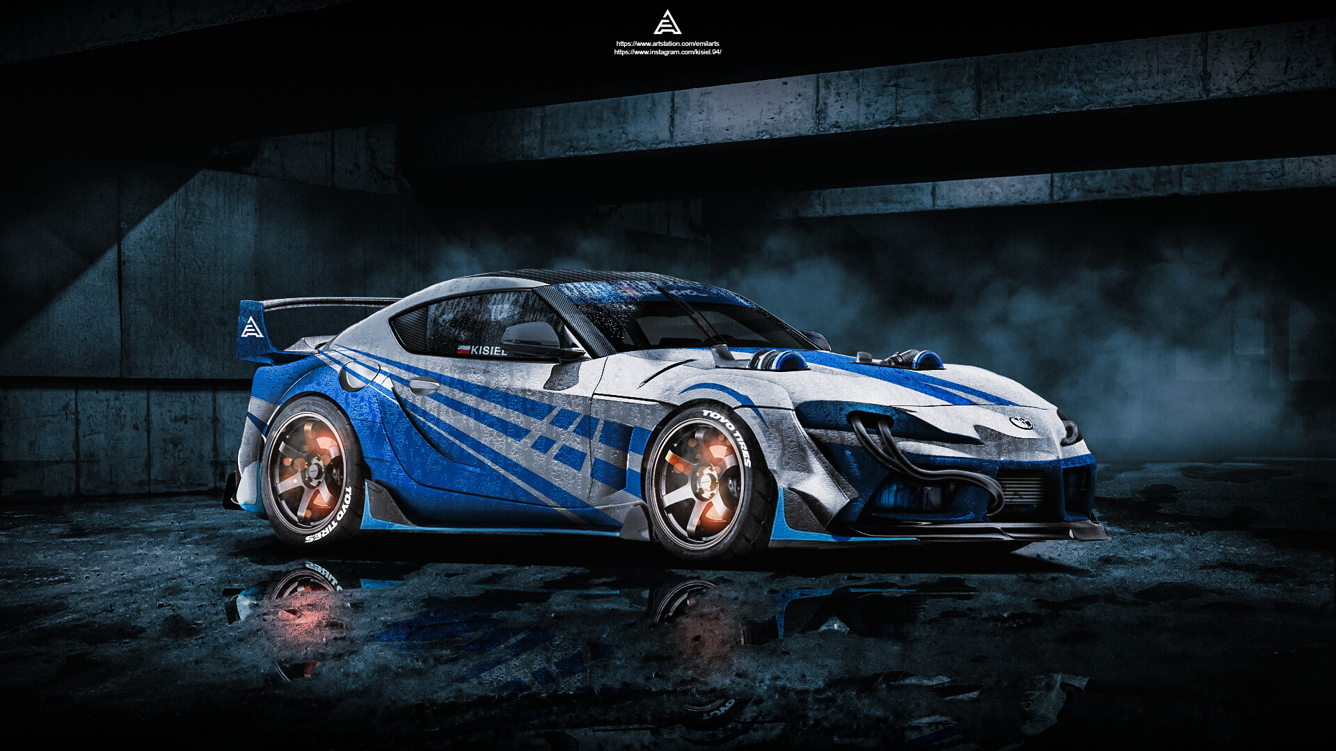 ArtStation - Toyota Supra MK5 Tuning