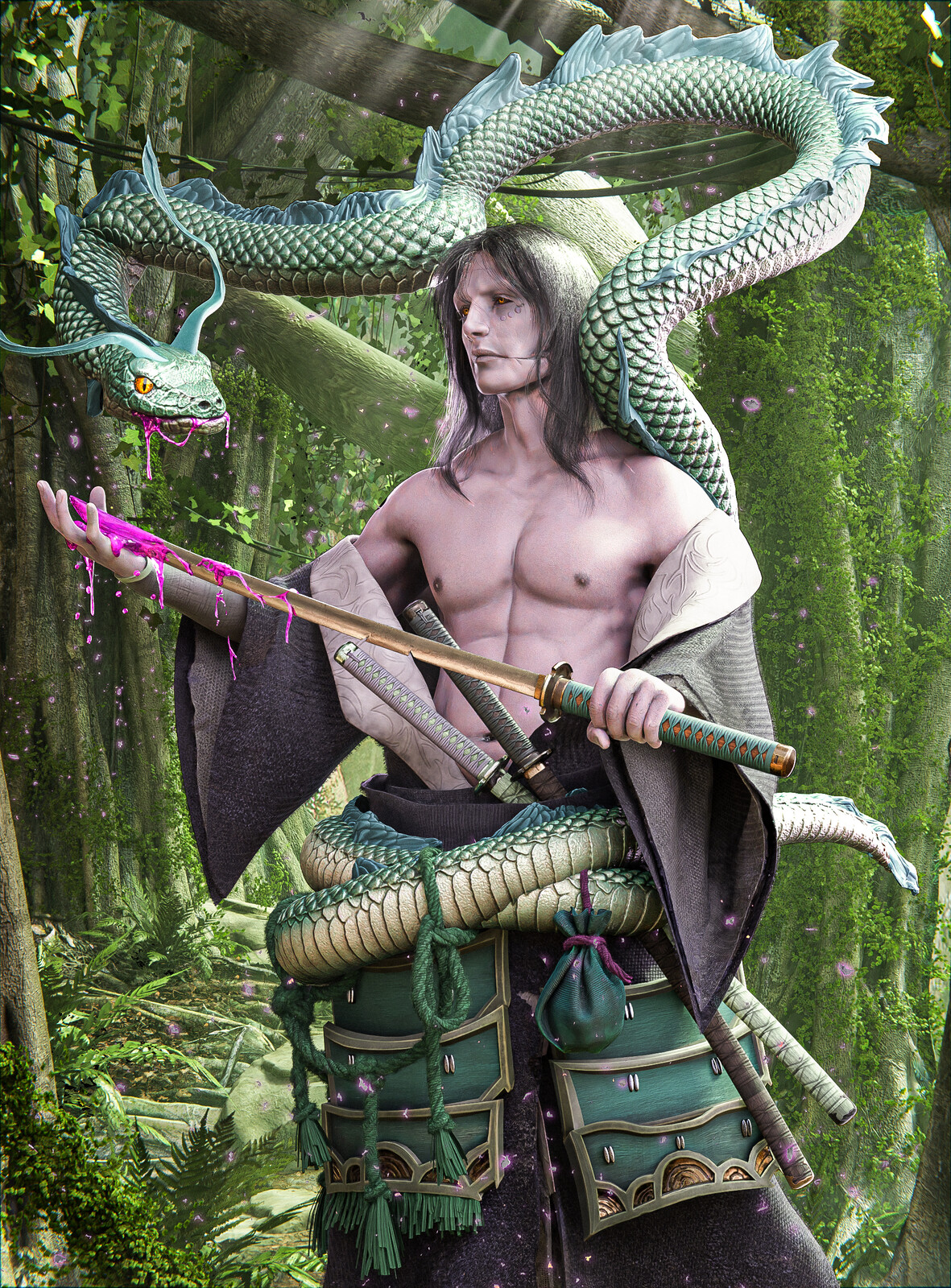 Danil Danylenko - Snake samurai