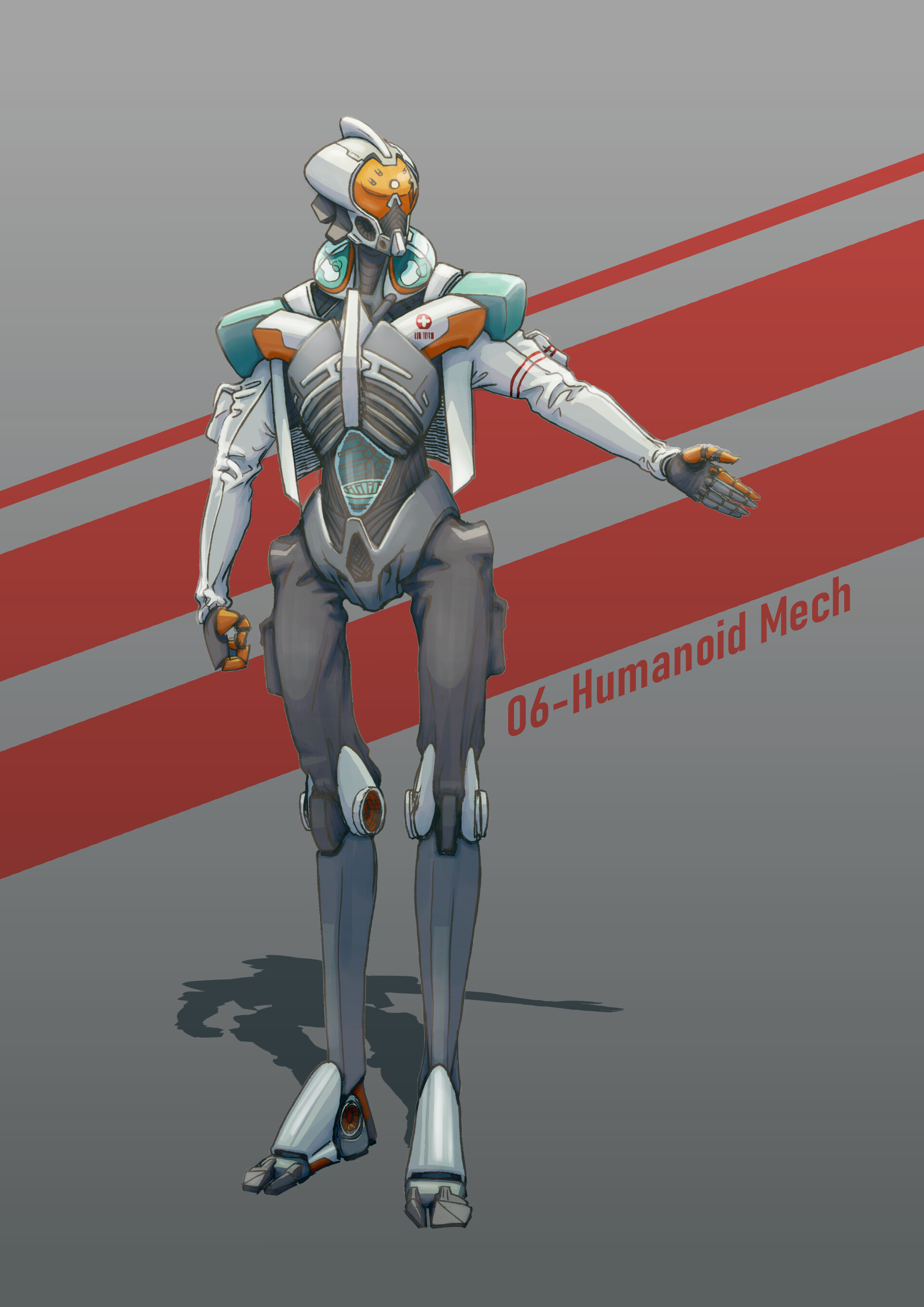 (Sam) Yuen Tak Sim - Humanoid Mech Concept