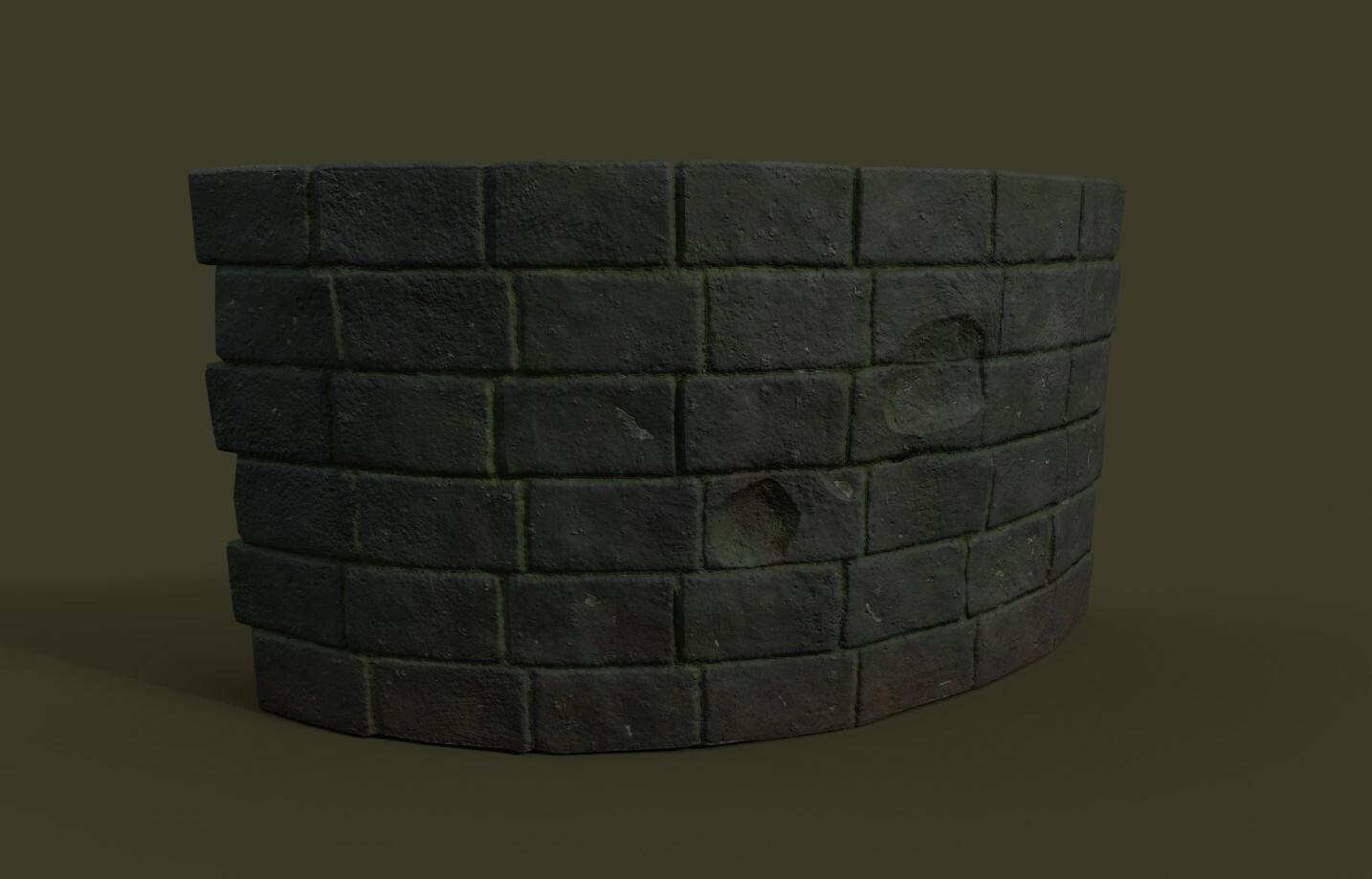 ArtStation - Modular Rustic wall