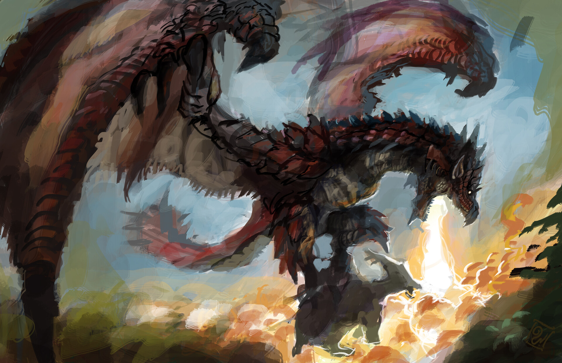 ArtStation - Rathalos 2nd attempt