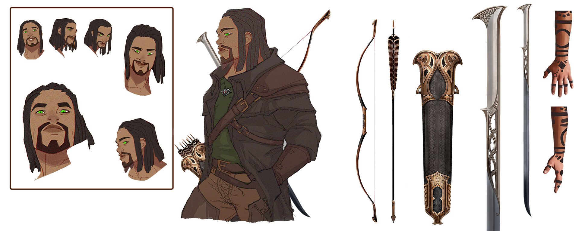 ArtStation - Character design for RPG - Kaer