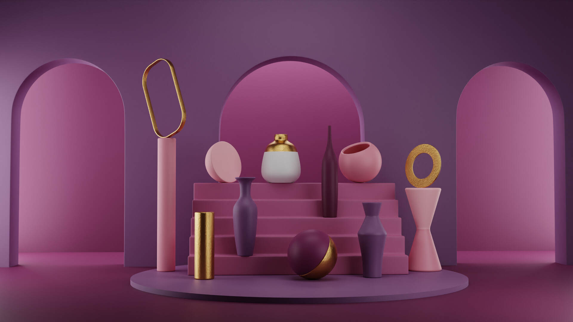 ArtStation - Abstract 3D Podium