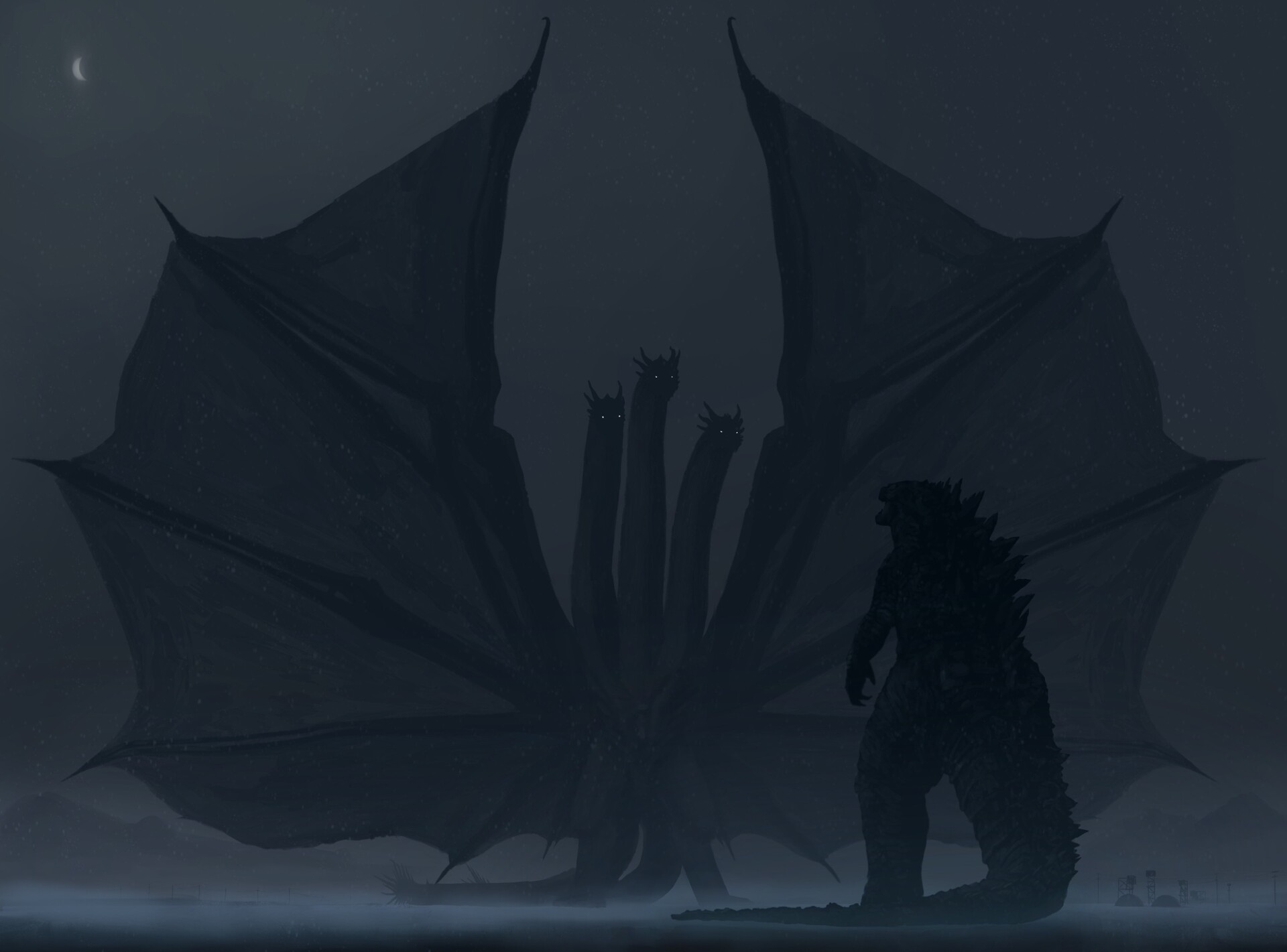 ArtStation - More things/stuff ghidorah redesign