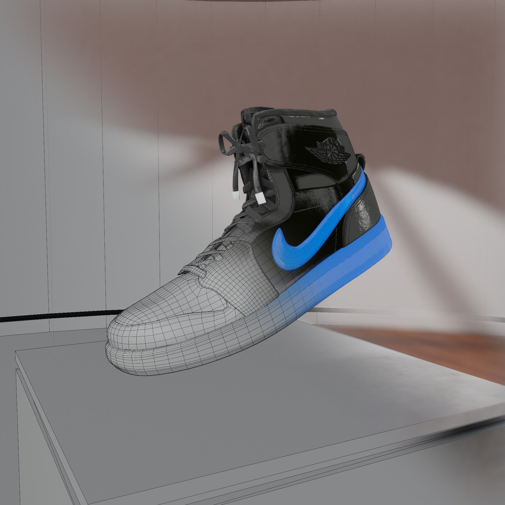 KB|3D - Nike Air Jorden Shoes Render (Personal Project)