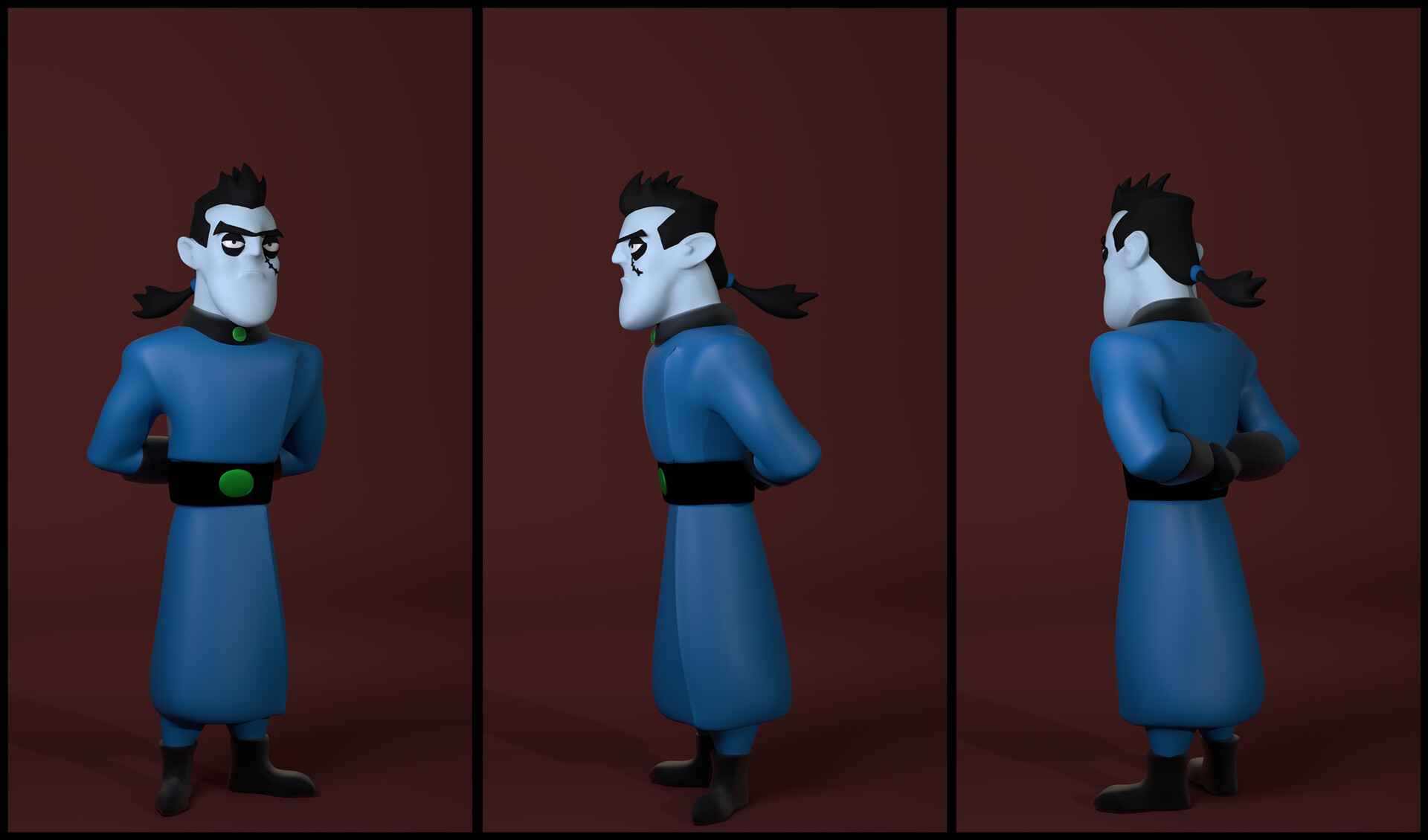 Disney’s Kim Possible — Dr.Drakken 3D Sculpt Fanart by charles ...