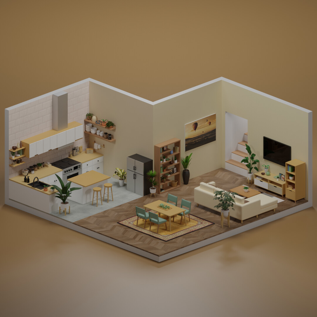 ArtStation - Room Interior