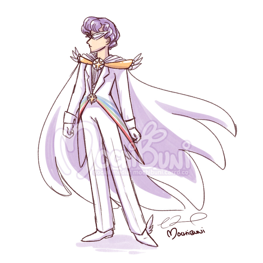 ArtStation - Crystal Tokyo Met Gala - Mamoru Chiba